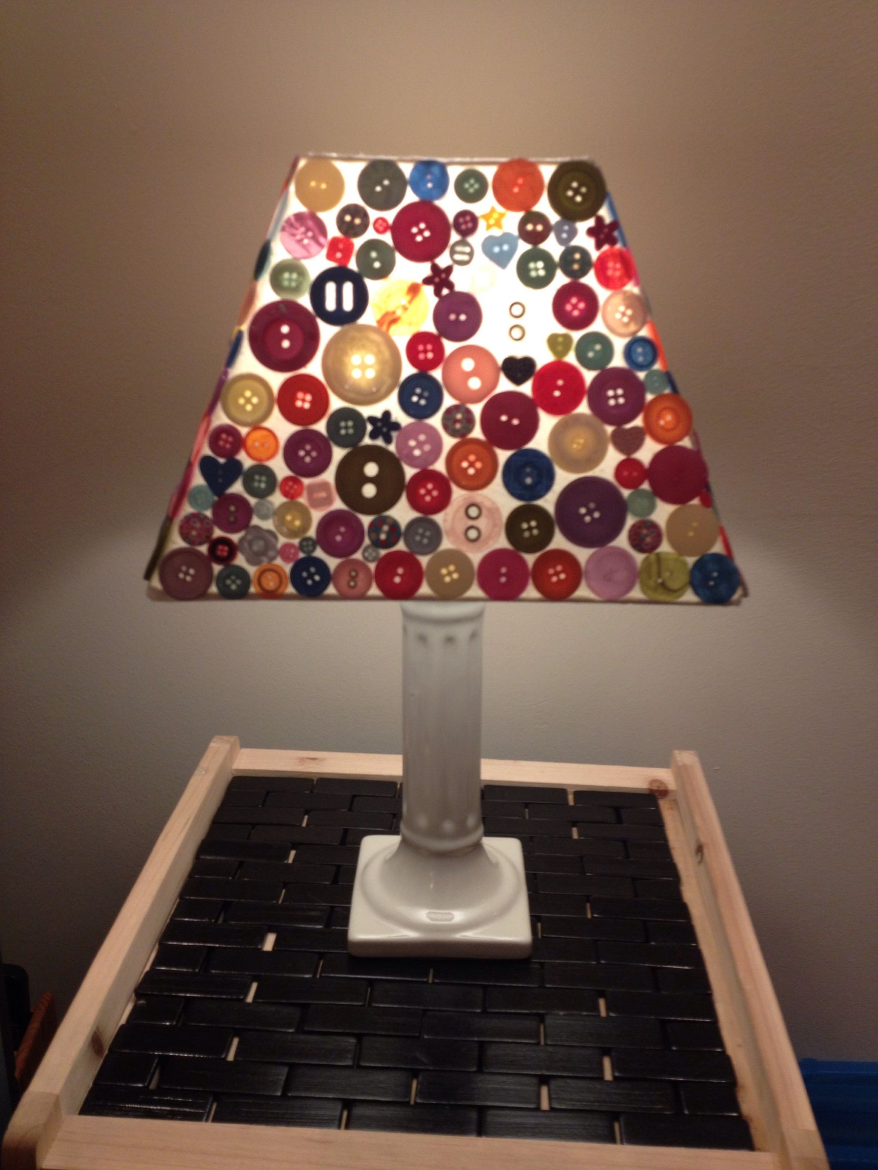 Button Lamp : 4 Steps (with Pictures) - Instructables