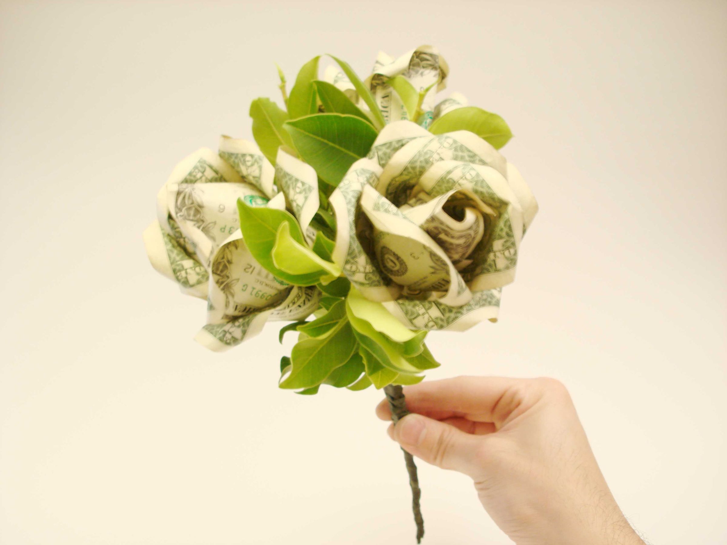 Dollar Bill Flower Bouquet : 7 Steps (with Pictures) - Instructables