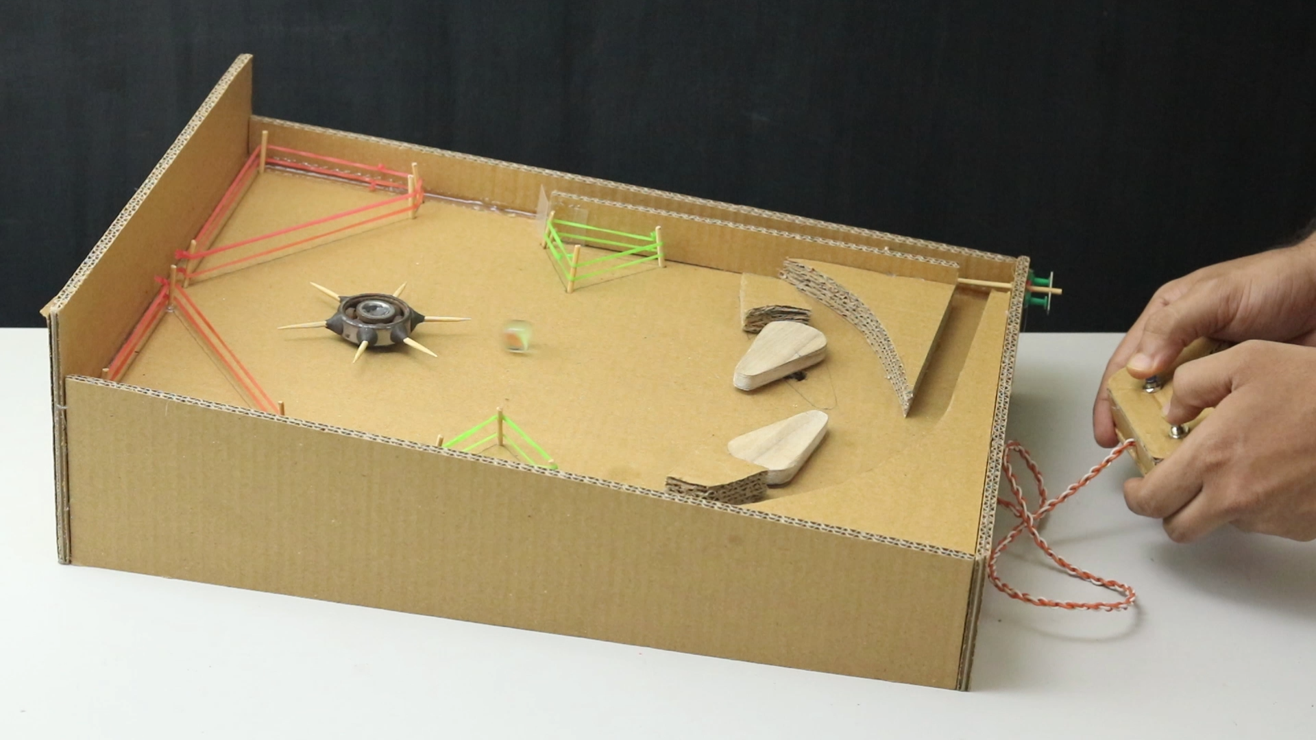 Pinball Game Cardboard : 14 Steps (with Pictures) - Instructables