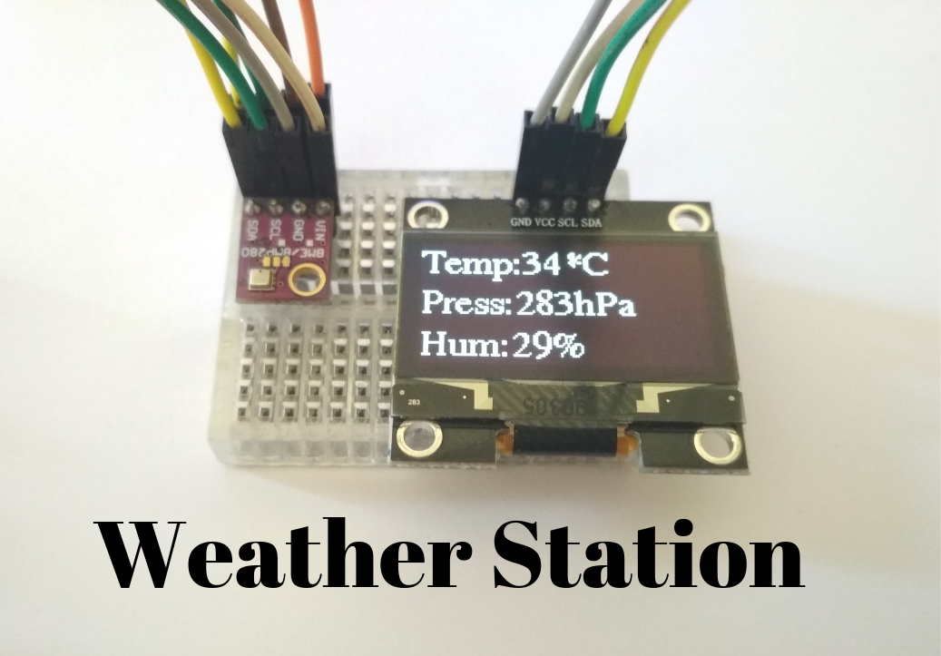 Room Weather Station Using Arduino & BME280 : 4 Steps - Instructables