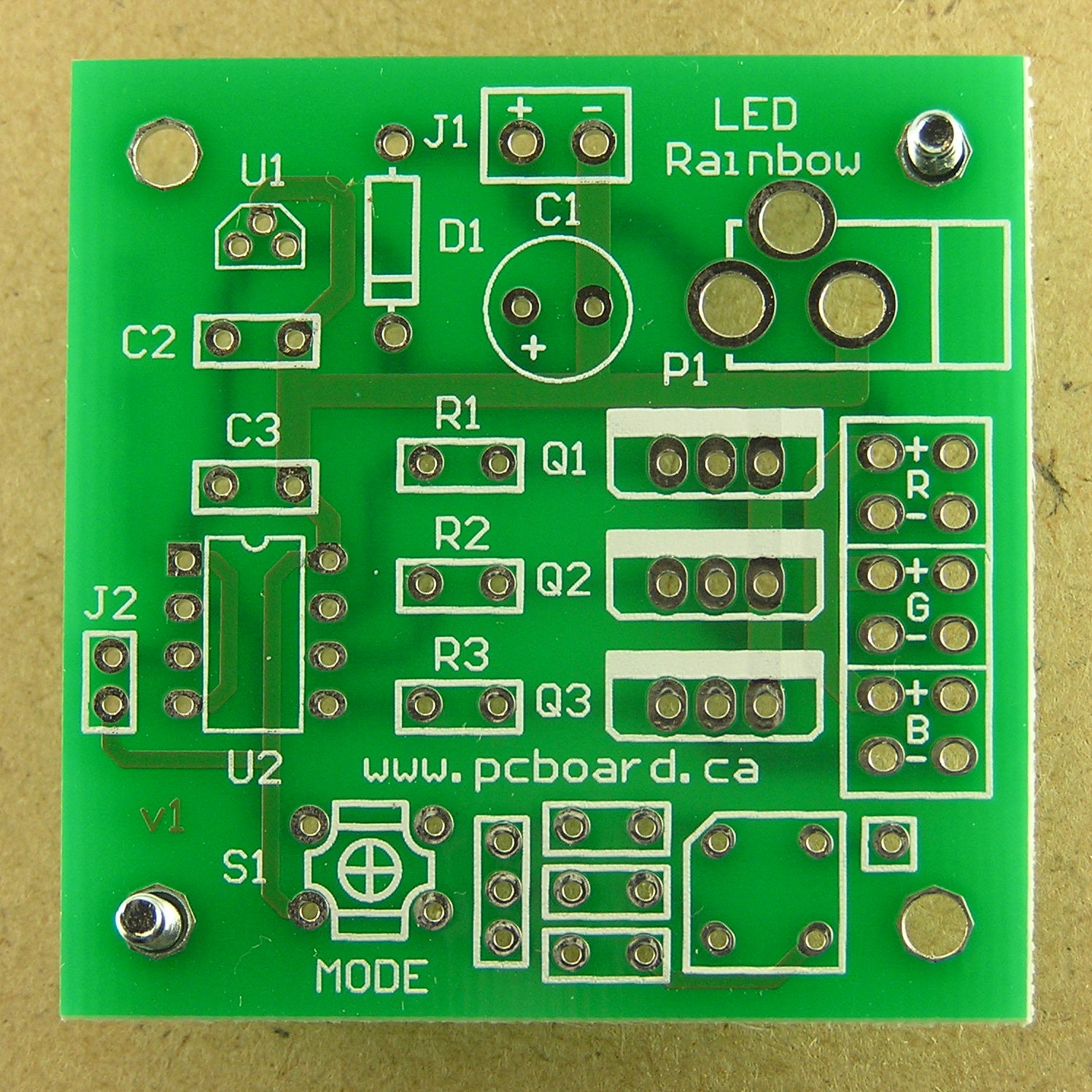 LED Rainbow - RGB LED PWM Controller Construction - Easy to Build : 15 ...