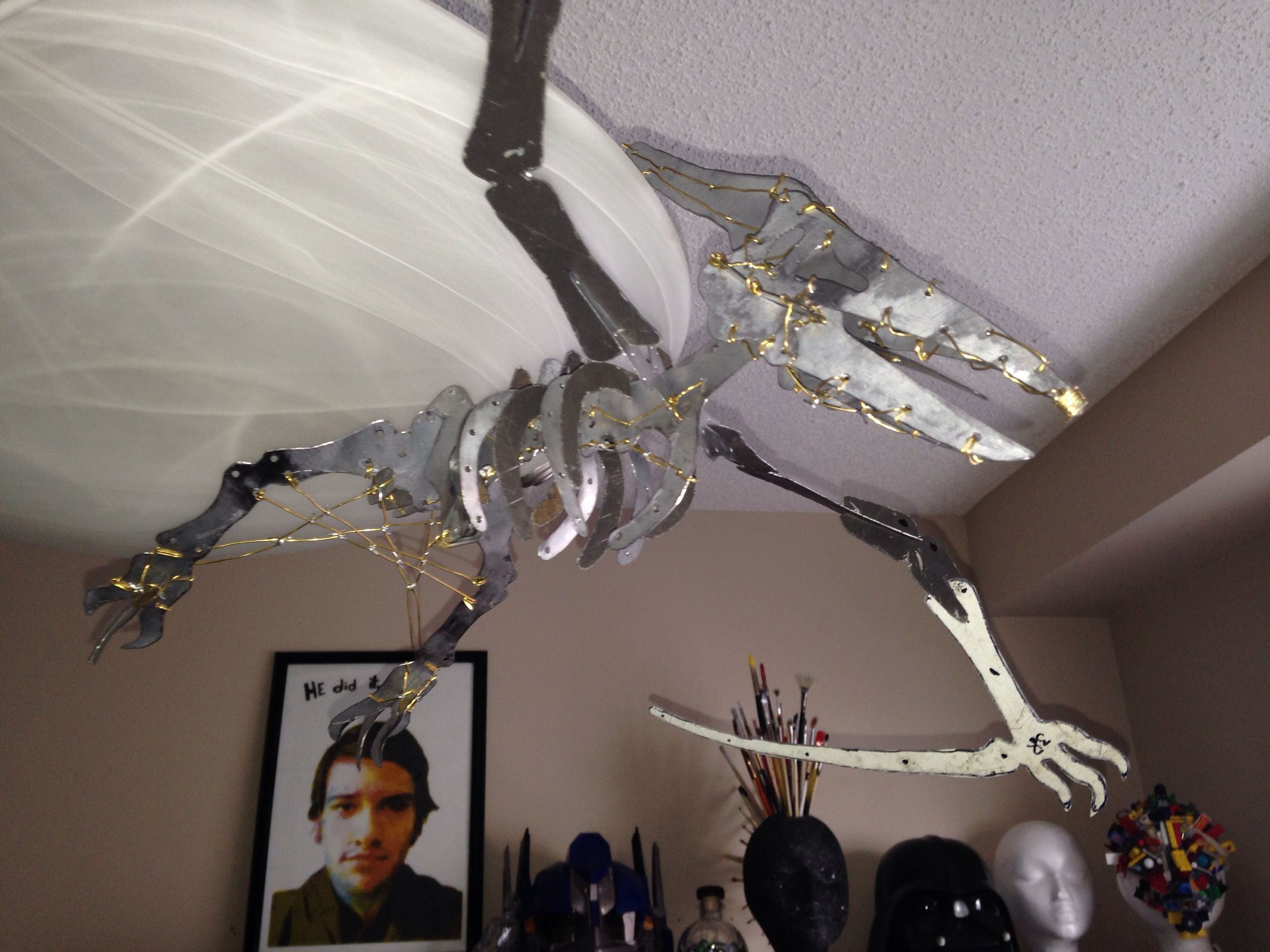 Wire Bound Sheet Metal Dinosaur Skeletons : 11 Steps - Instructables