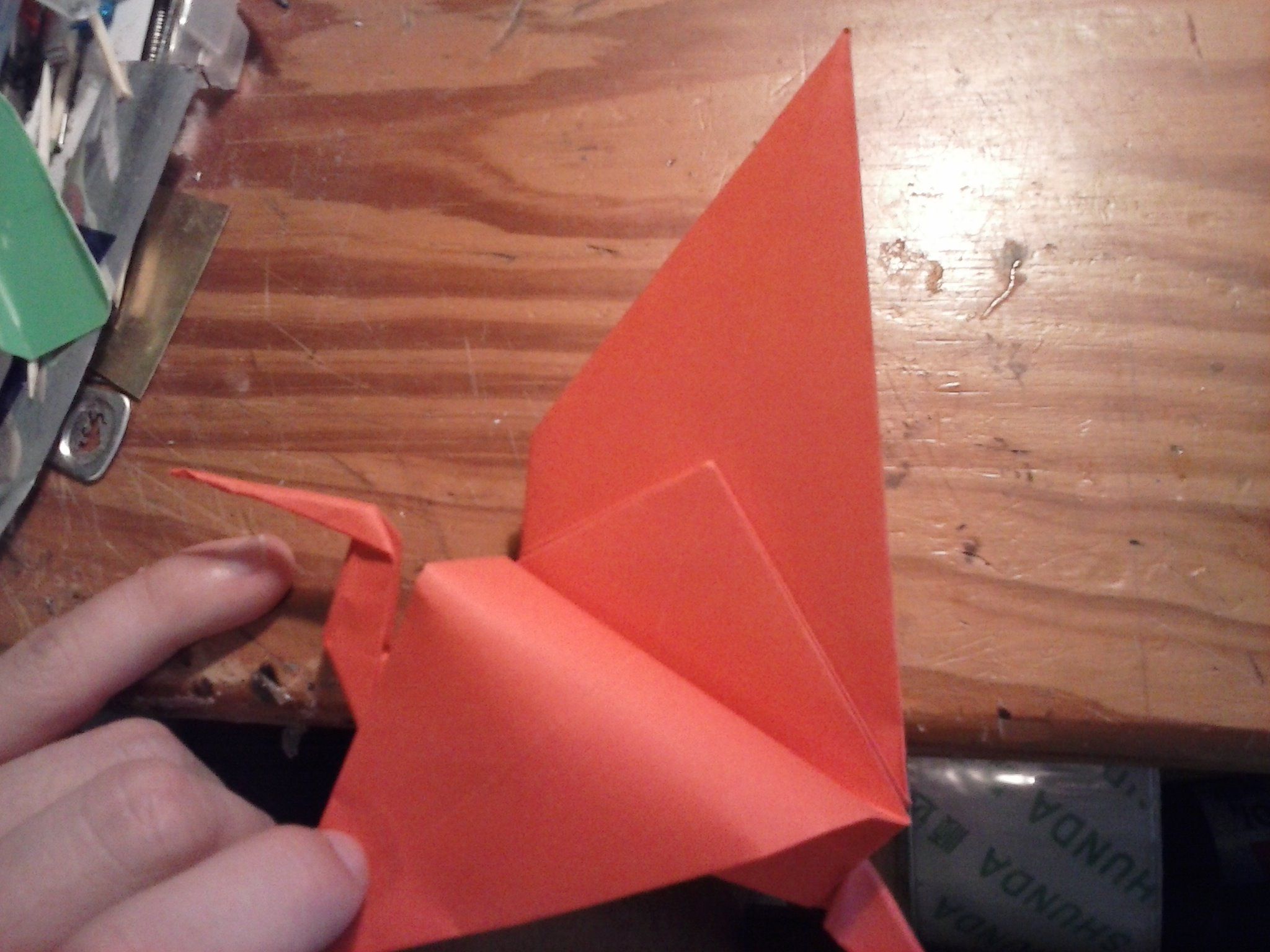 Origami Heron With Flapping Wings : 5 Steps - Instructables