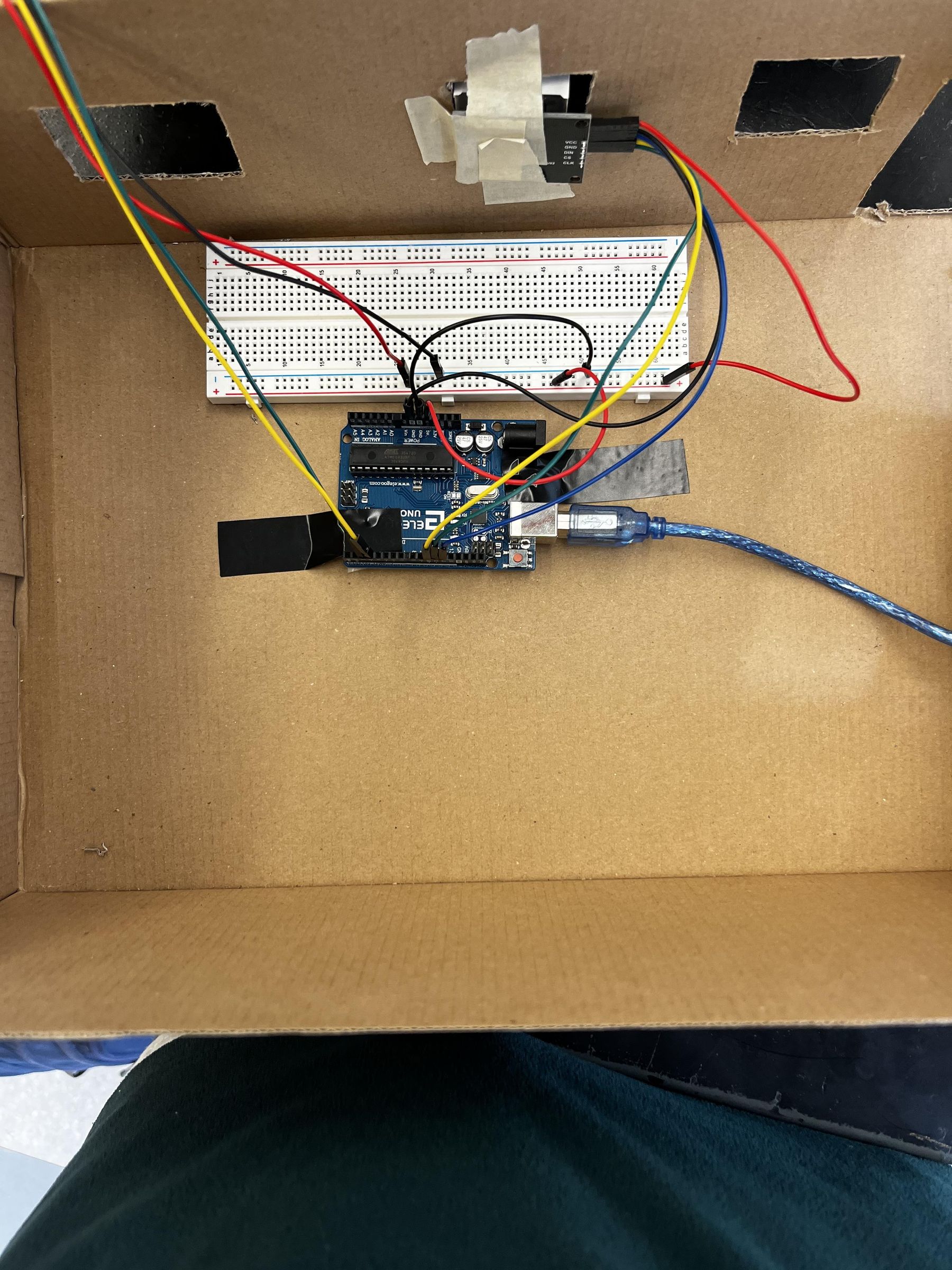 Ultrasonic Sensor Controlled 8x8 LED Display Matrix by William and ...