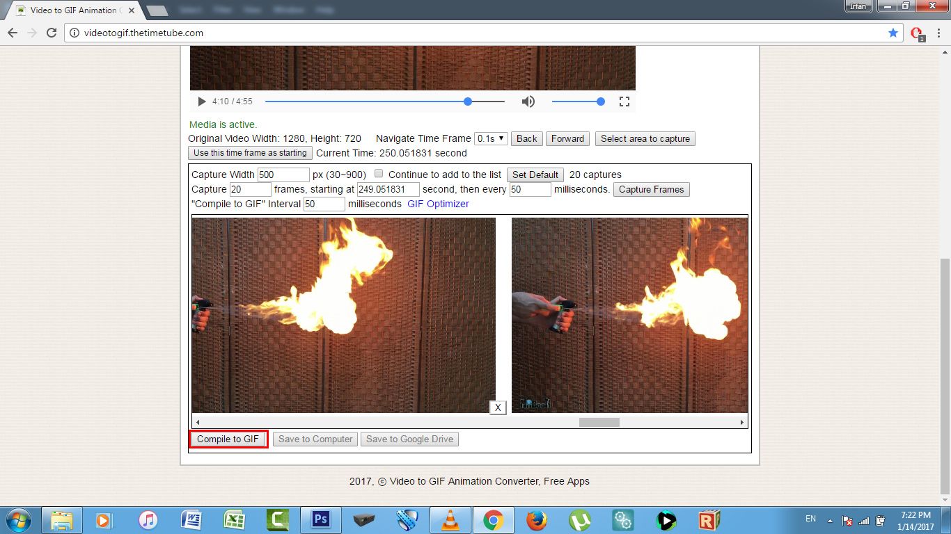 How to Make & Upload Animated GIF to Instructables (Video) : 3 Steps ...