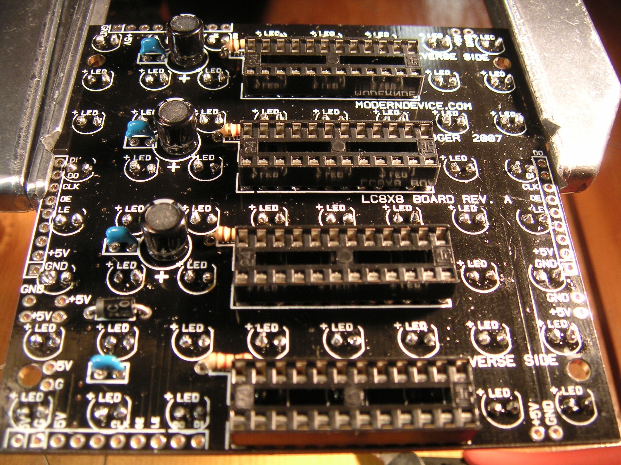 Assembling the 8x8 LED Board Kit : 10 Steps - Instructables