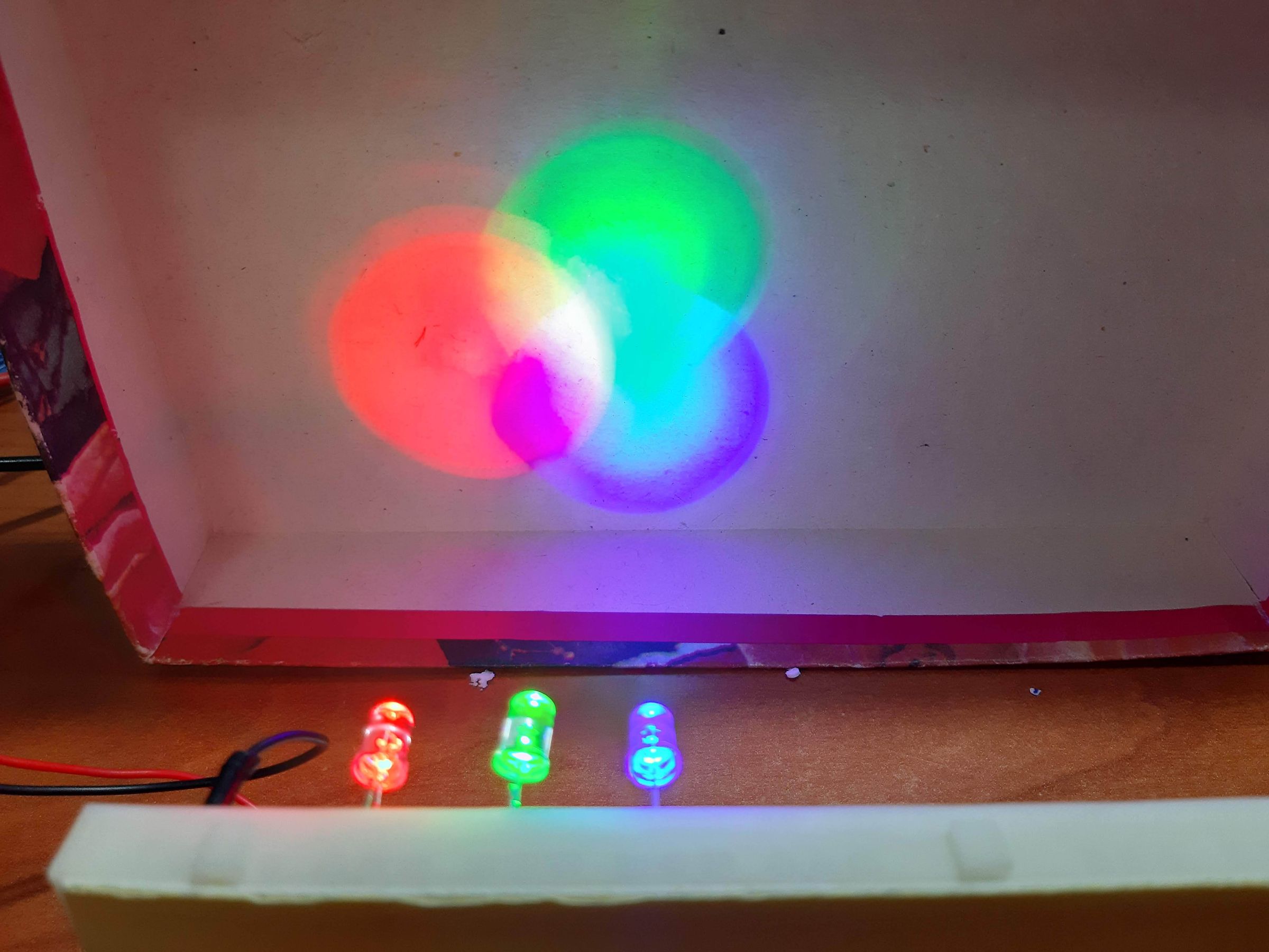 Additive Color Mixing Demonstrator : 4 Steps - Instructables