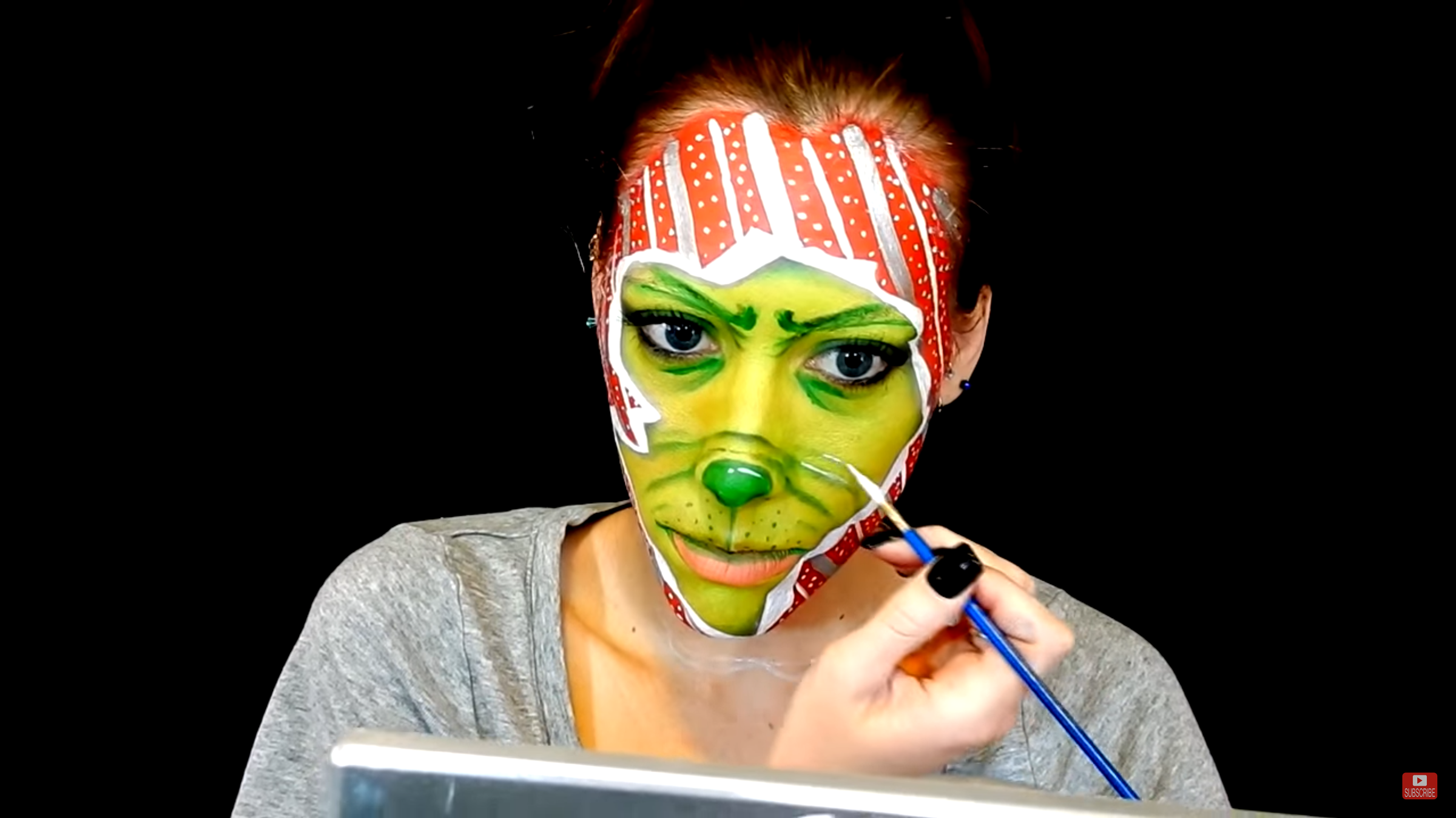 Unwrapping the Grinch! Body Paint : 14 Steps (with Pictures ...