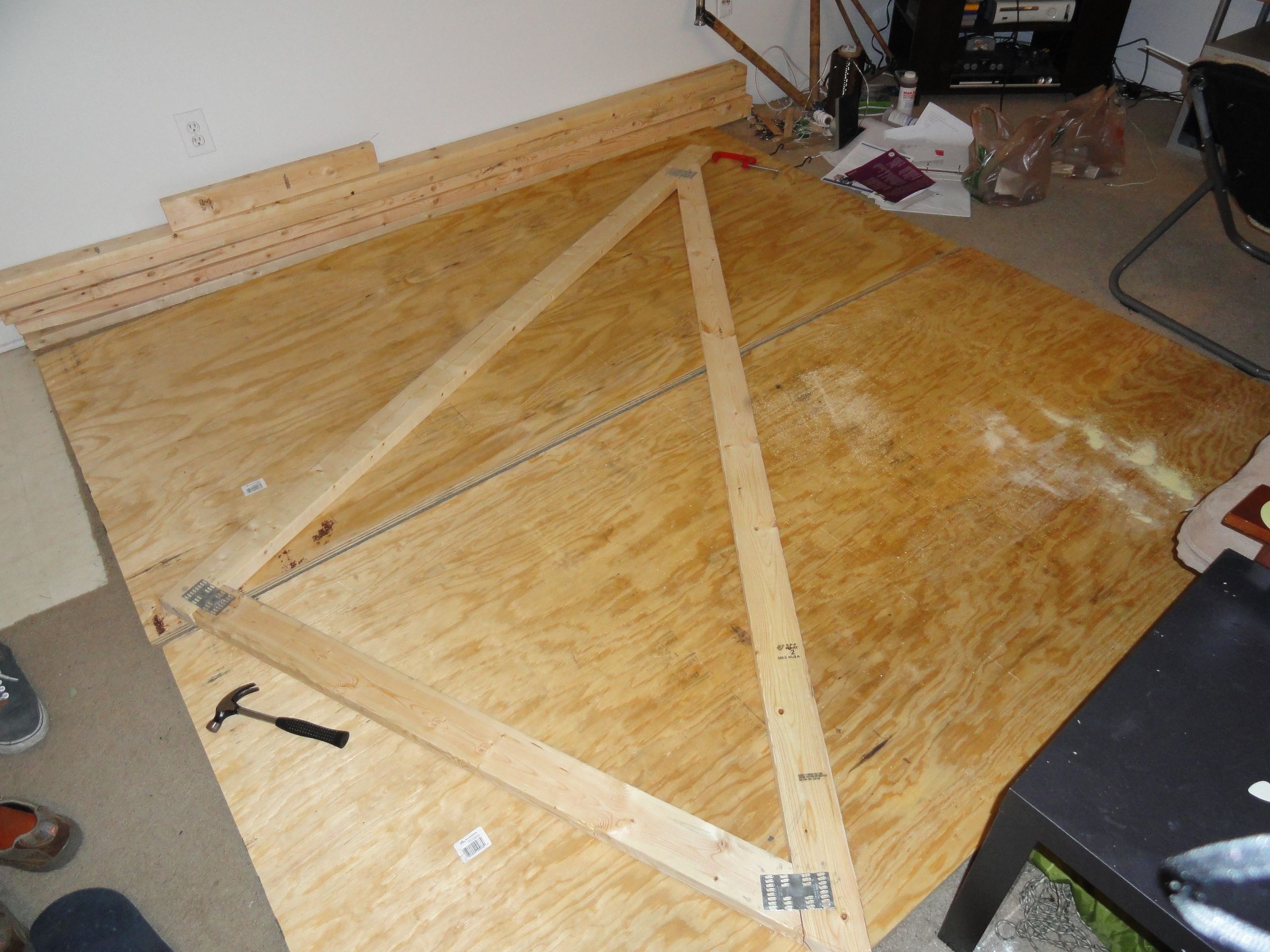 Freestanding Indoor Rock Climbing Wall for $150 : 7 Steps (with ...