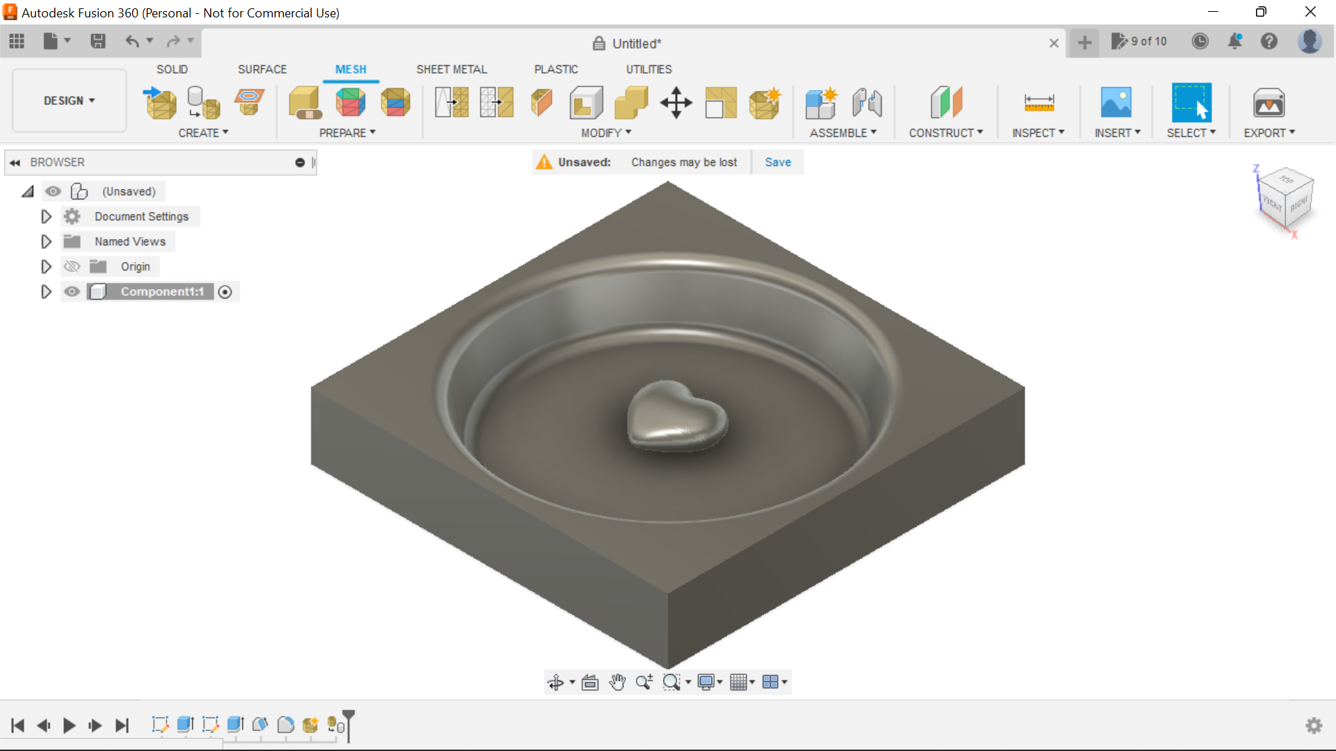 2 Hearts in Oak Flooring Off-Cut With Fusion 360 : 7 Steps (with ...
