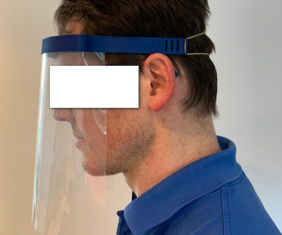 COVID 19 Simplest of Face Shield : 3 Steps - Instructables