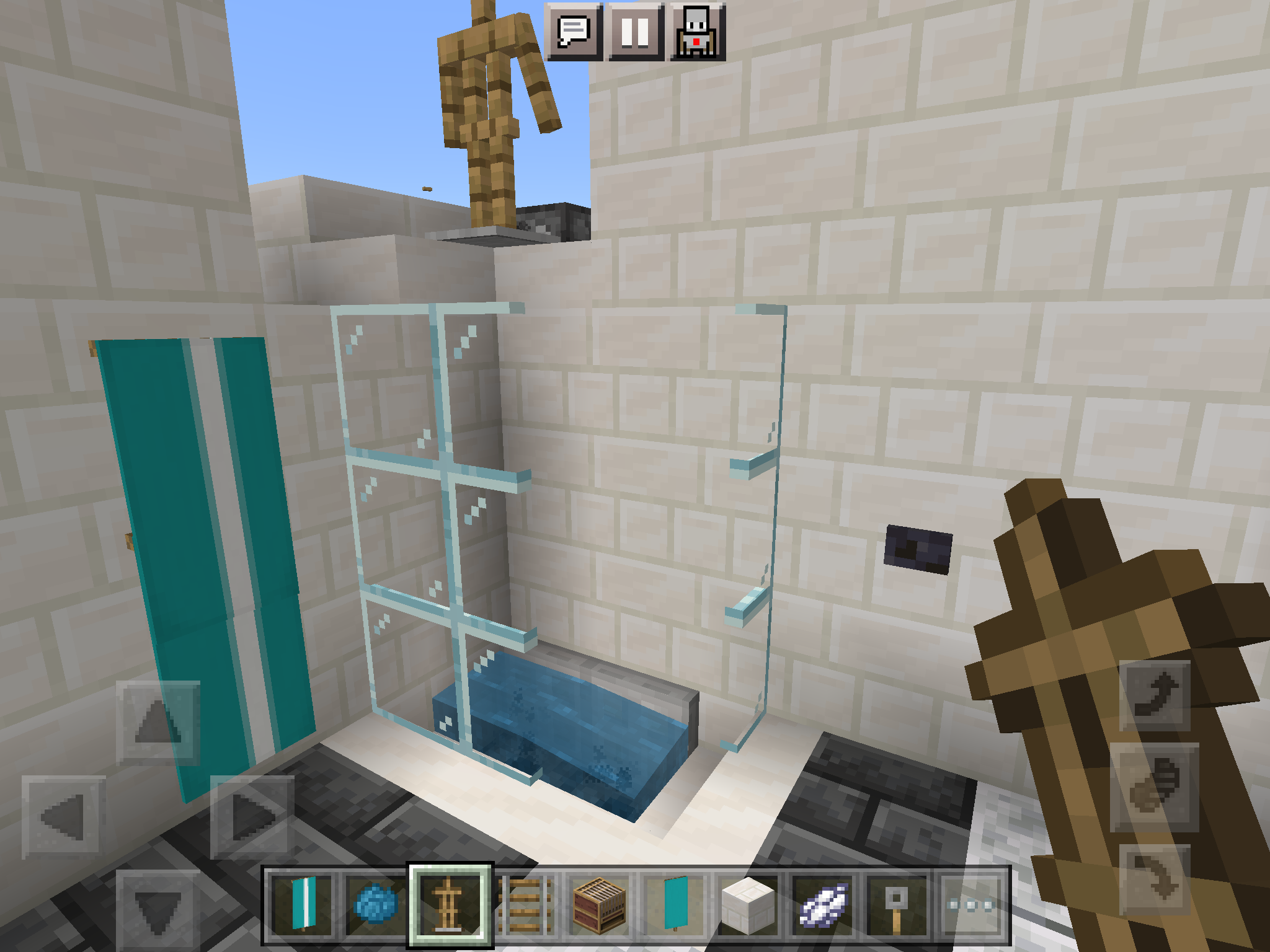 Minecraft Bathroom With Shower : 14 Steps - Instructables