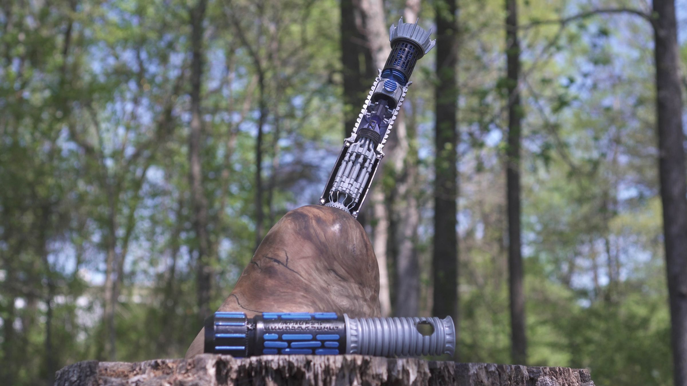 Excalibur Inspired Lightsaber in the Stone Cutaway : 15 Steps ...