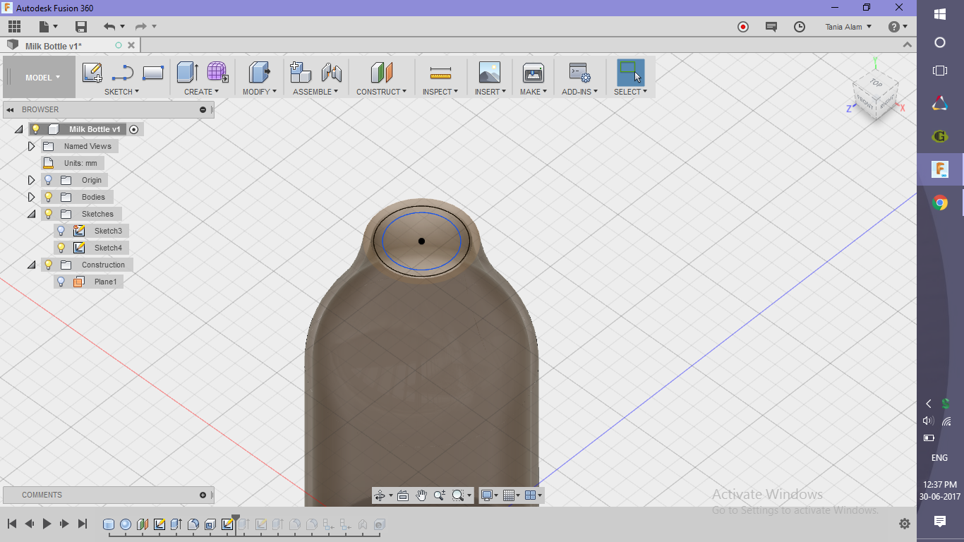 Make a Milk Bottle in Fusion 360 : 5 Steps (with Pictures) - Instructables