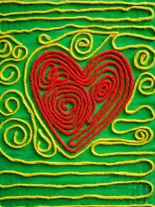 Cardboard, Construction Paper, Yarn Artwork! : 3 Steps (with Pictures ...