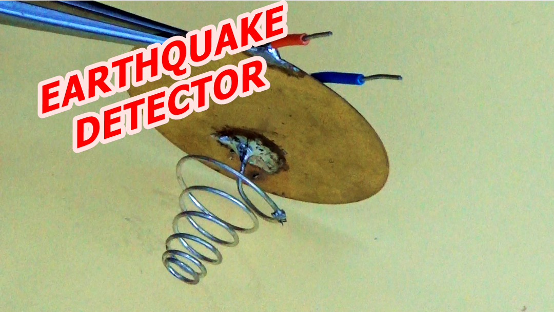 Single Transistor Earthquake Detector : 4 Steps - Instructables