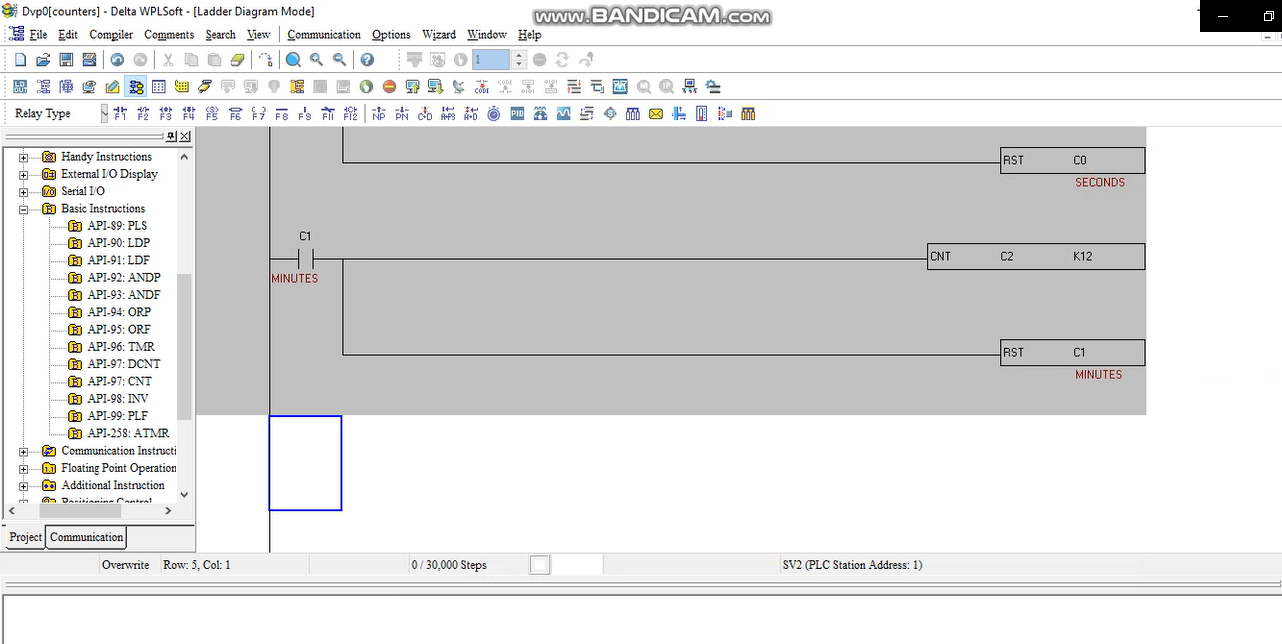 How to Use Counter in Ladder Diagram? | Delta WPLSoft : 15 Steps ...