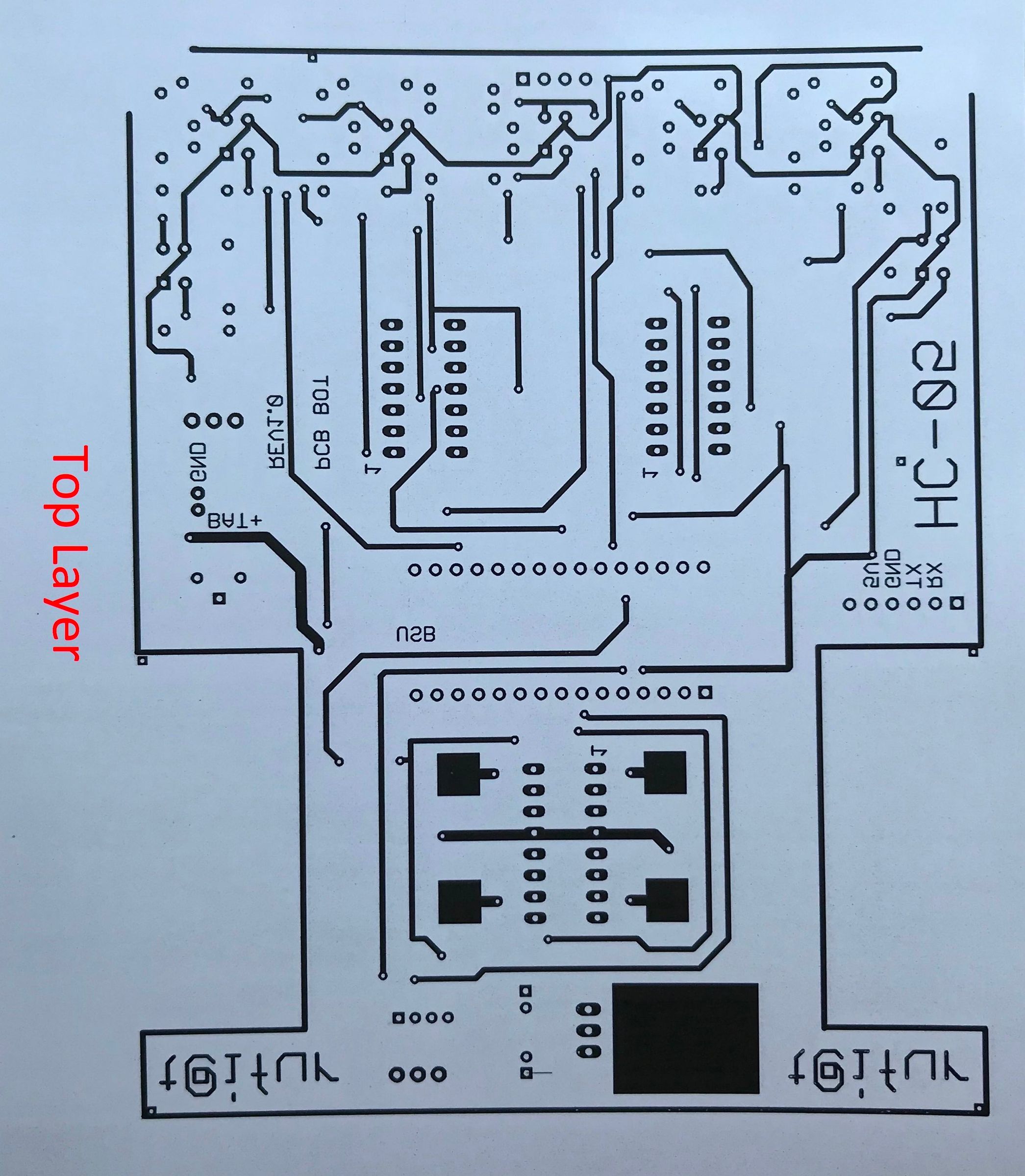 PCB BOT (Line Following, Obstacle Avoiding & Bluetooth Controlled Robot ...