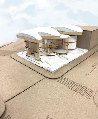 Make It Fold: Curved Architectural Model (Handmade With Paper + Balsa ...