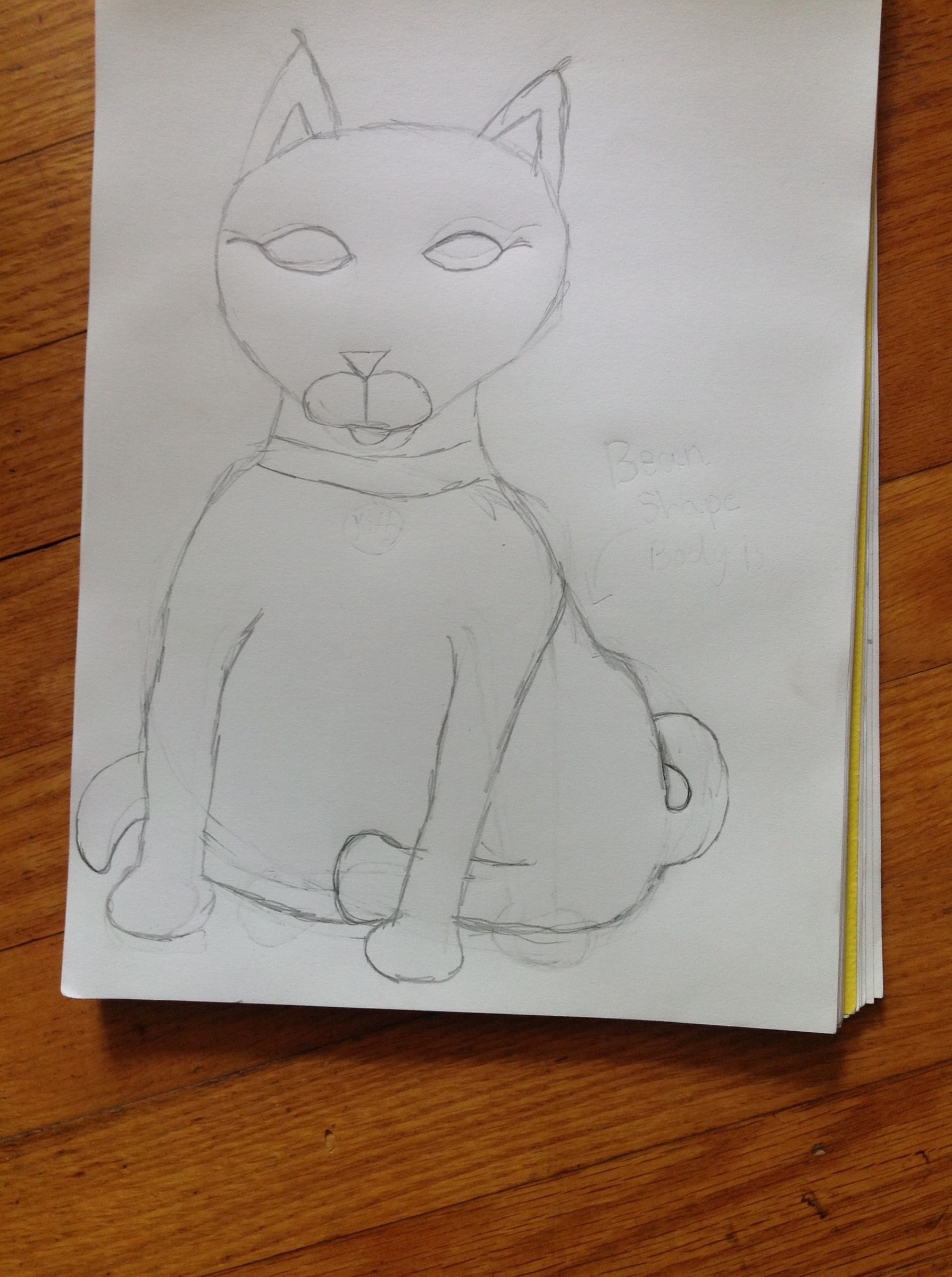 How to Draw a Fat Cat : 9 Steps - Instructables