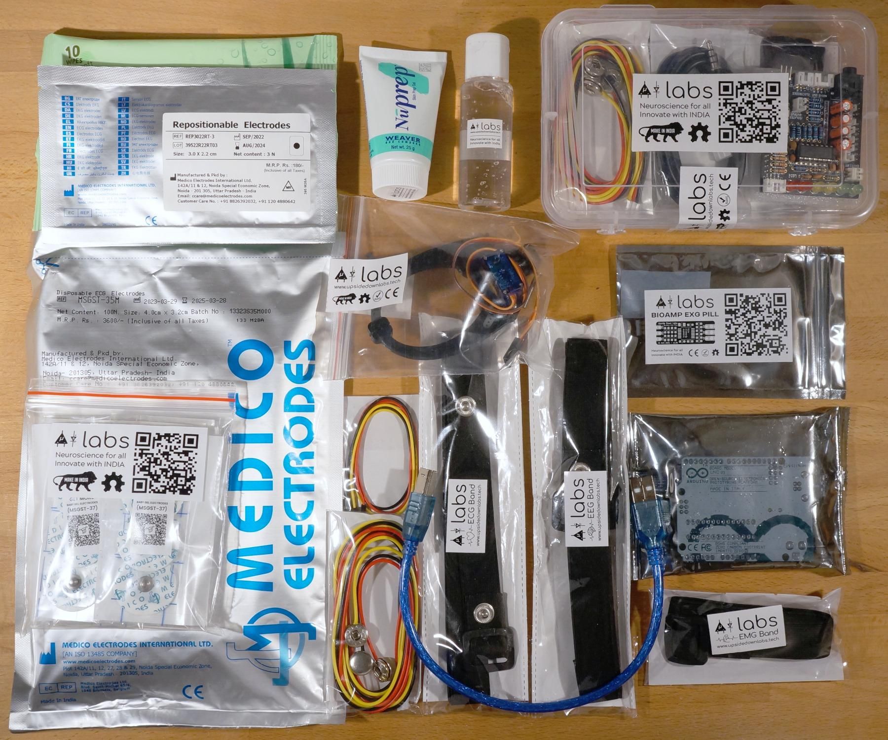 EMG With Arduino UNO R4 WiFi and DIY Neuroscience Kit From Upside Down ...