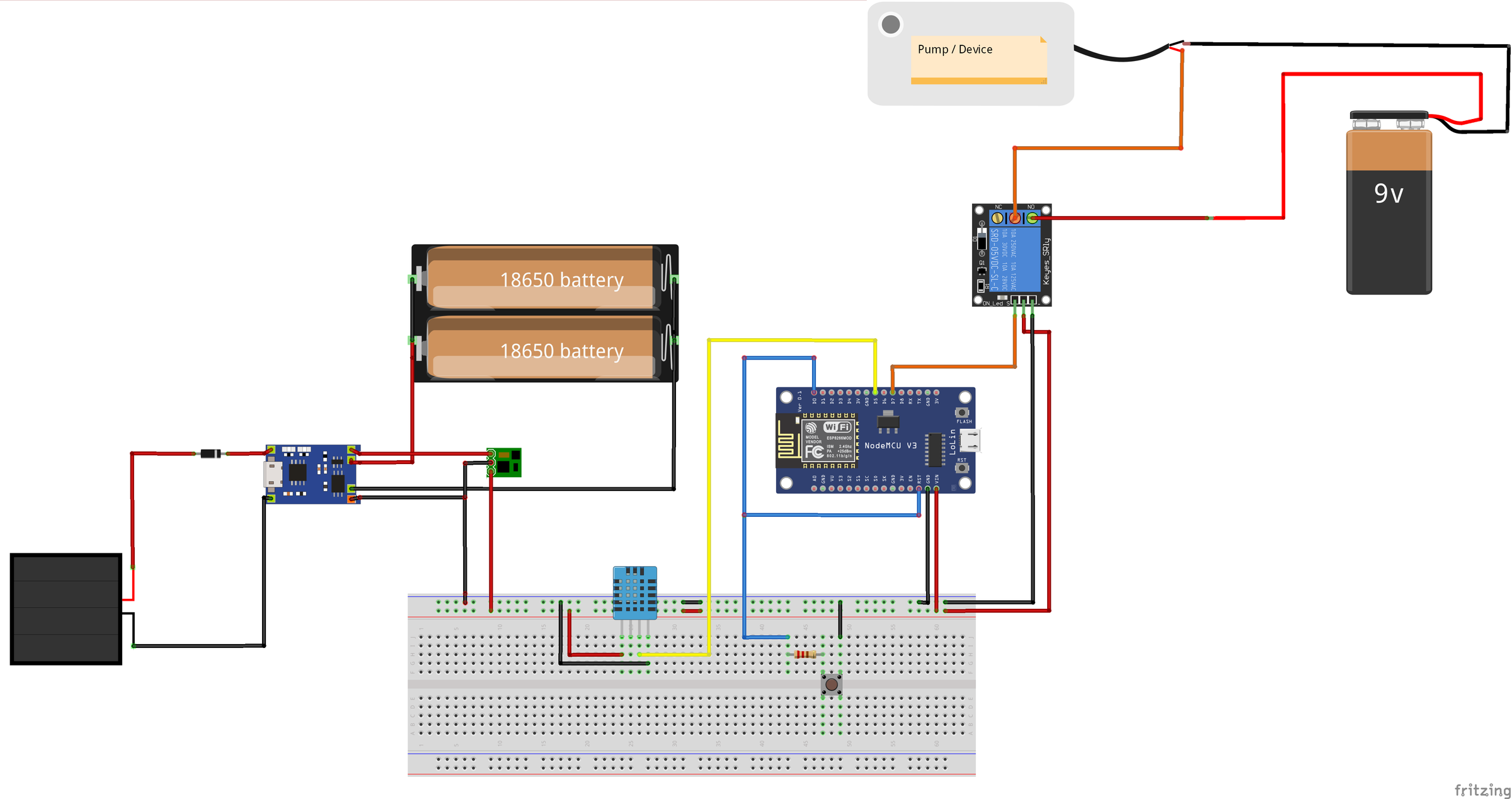 BLYNK & ESP8266: AUTOMATIC SOLAR-POWERED IRRIGATION SYSTEM : 7 Steps ...