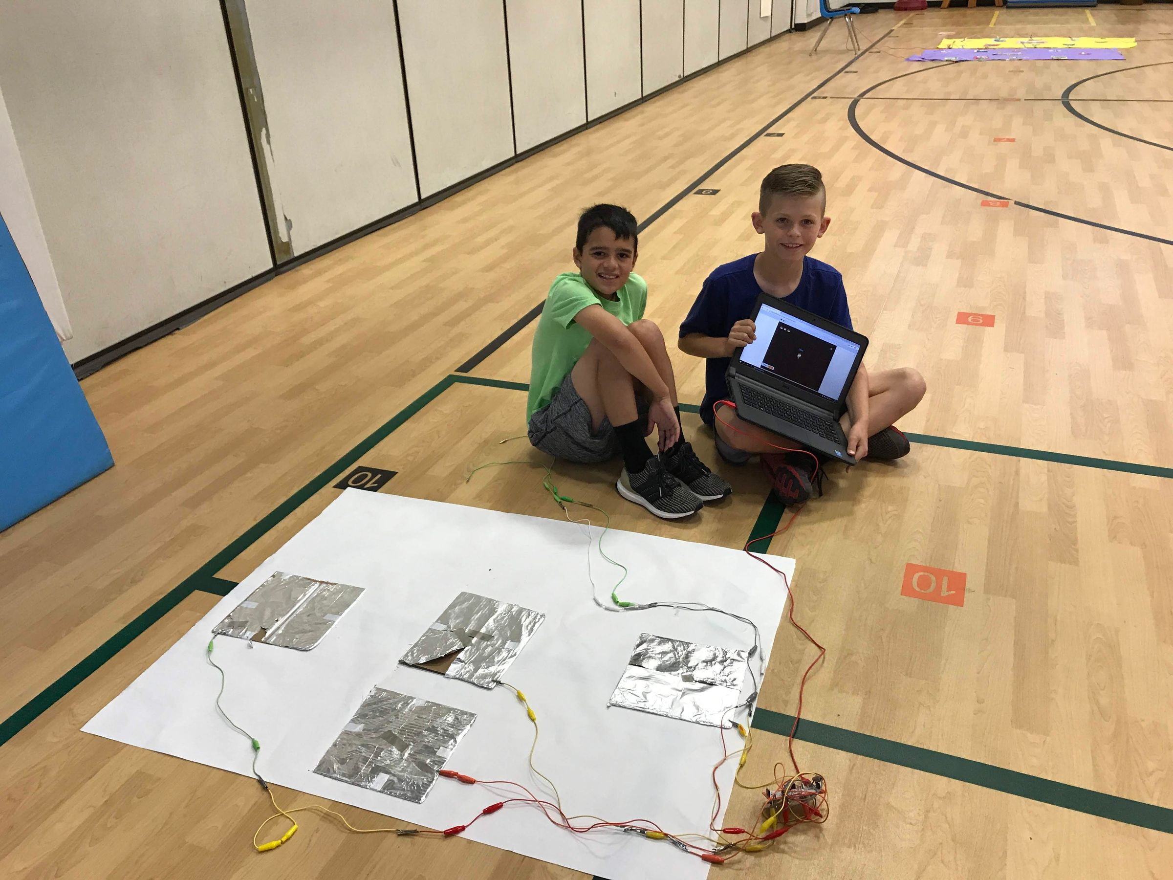 STEM in the Gym Makey Makey and Scratch Challenge : 5 Steps (with ...