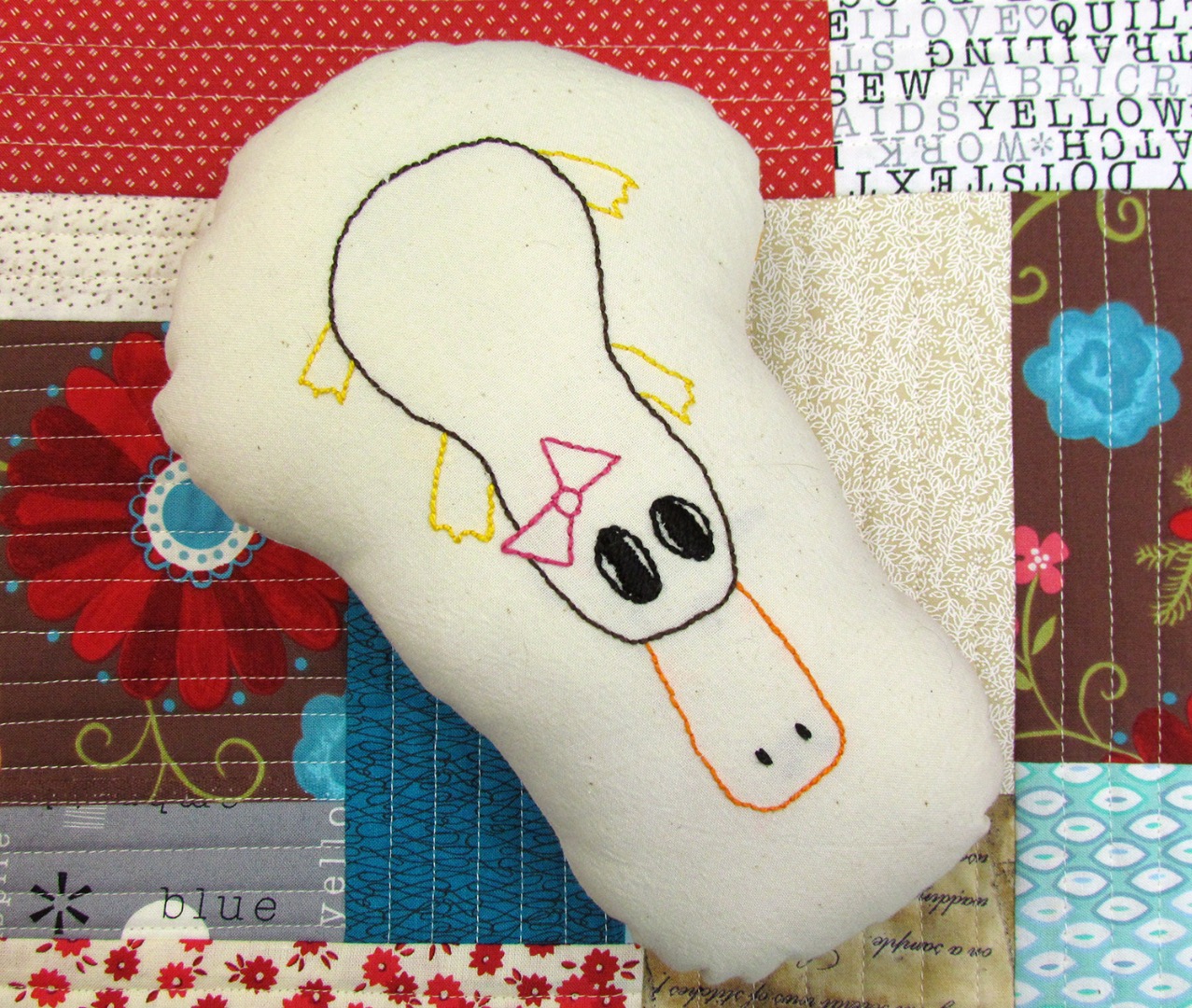 How to Create a Soft Toy From Embroidery : 11 Steps (with Pictures ...