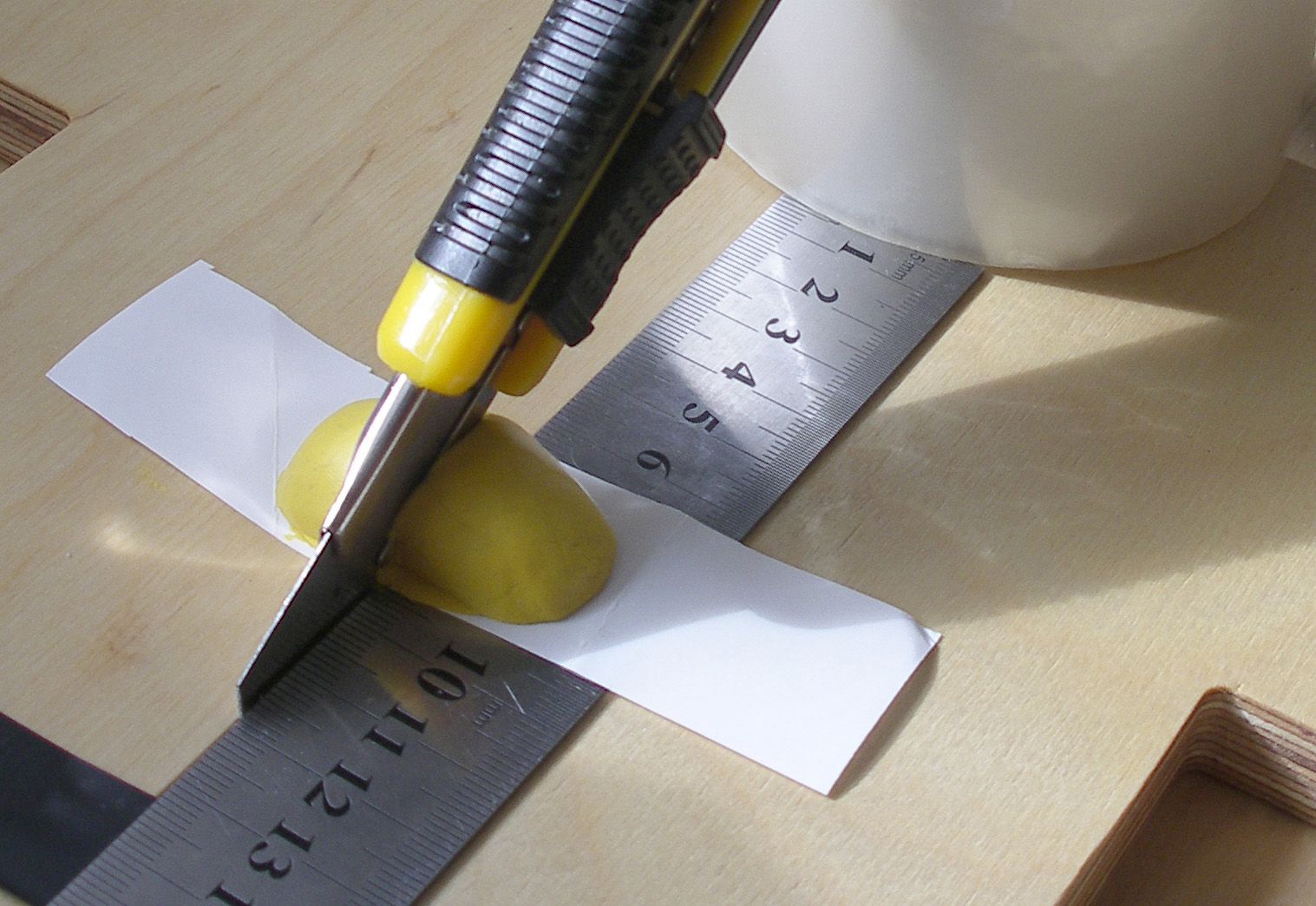 Sugru Aplication for Cutting at Right Angles Using a Knife : 3 Steps ...