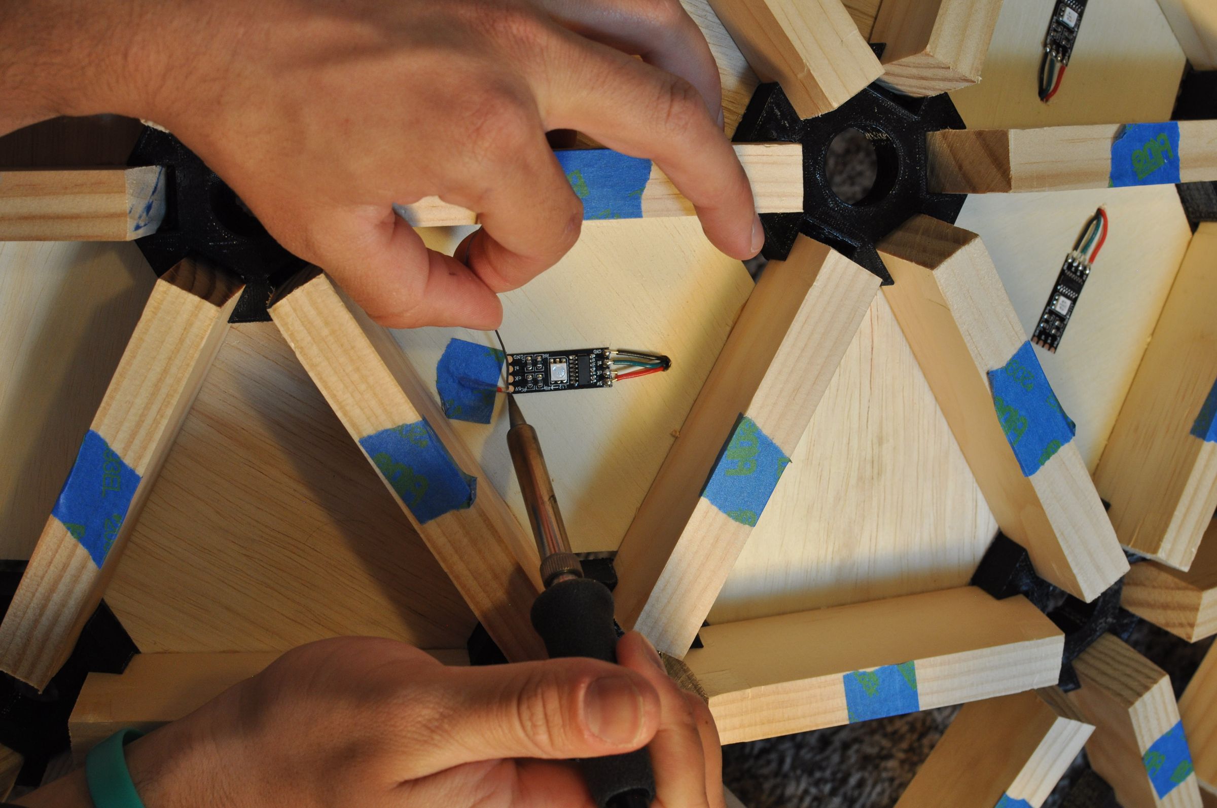 Interactive Geodesic LED Dome : 15 Steps (with Pictures) - Instructables