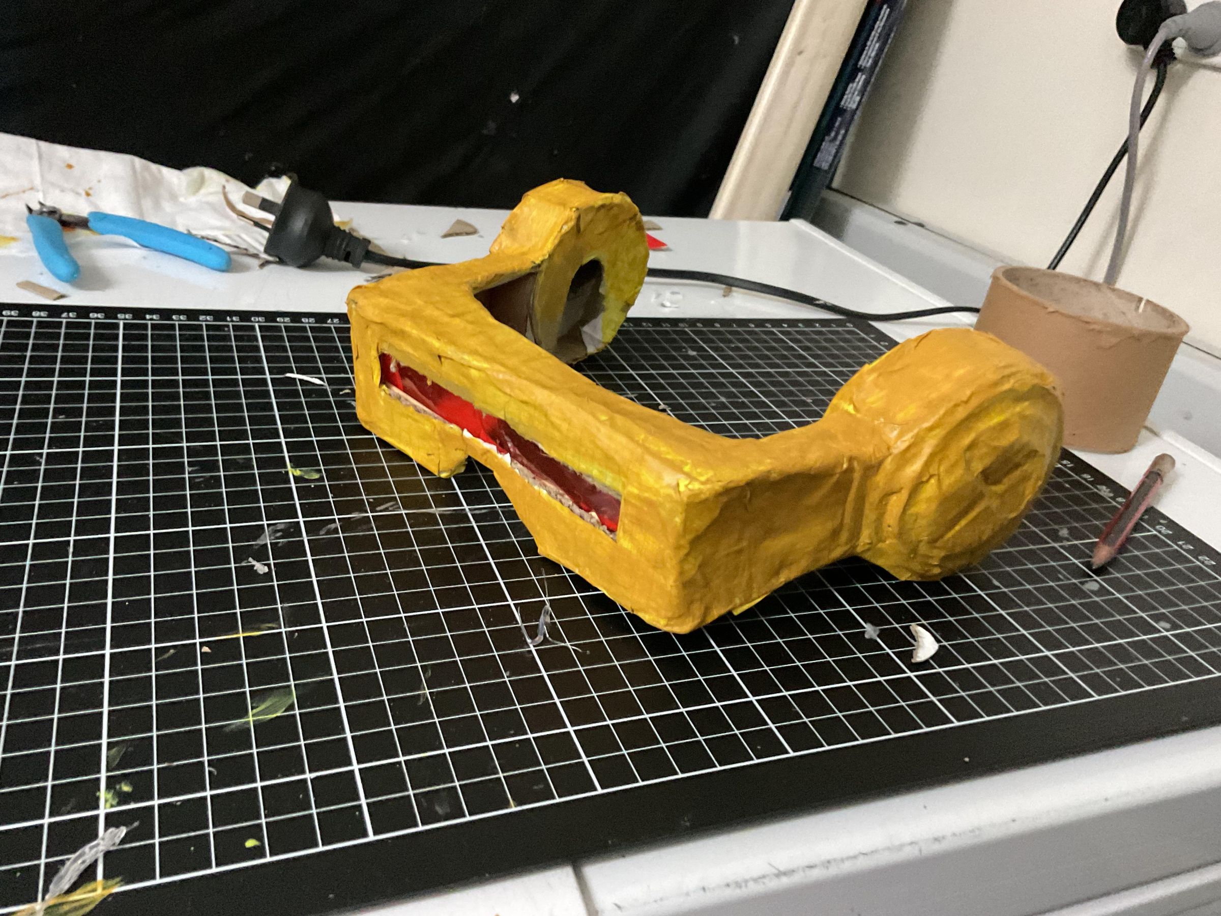 Easy Cardboard Cyclops Visor (X-men) : 10 Steps (with Pictures ...