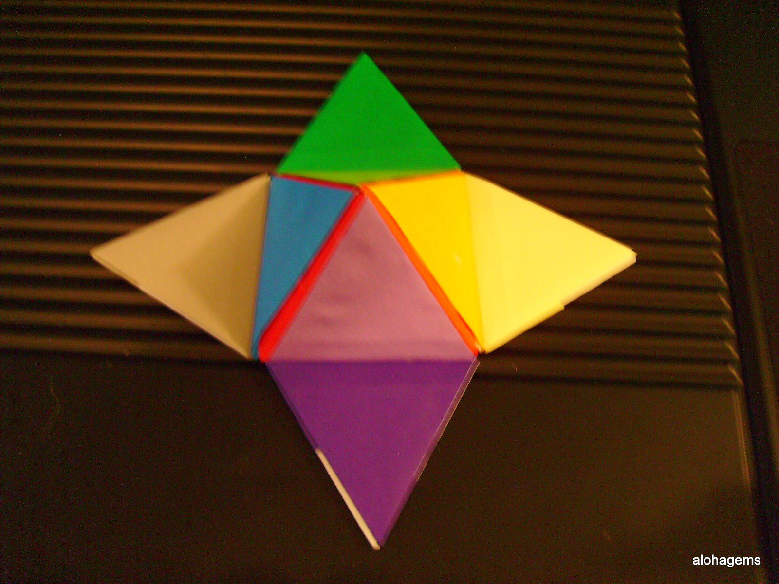Origami of Platonic Solids: Octahedron : 8 Steps (with Pictures ...