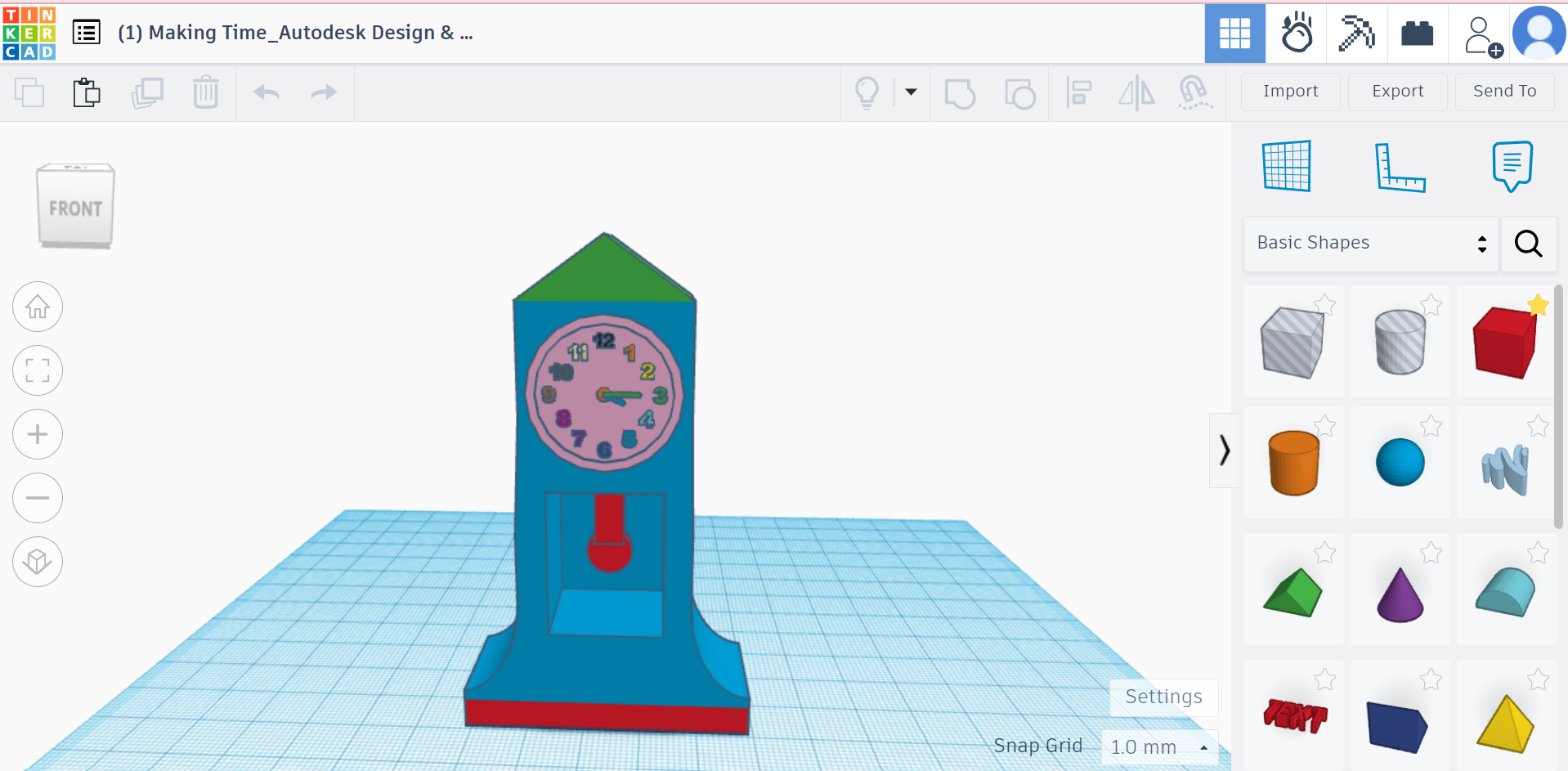 Grandfather's Clock With Tinkercad : 3 Steps - Instructables