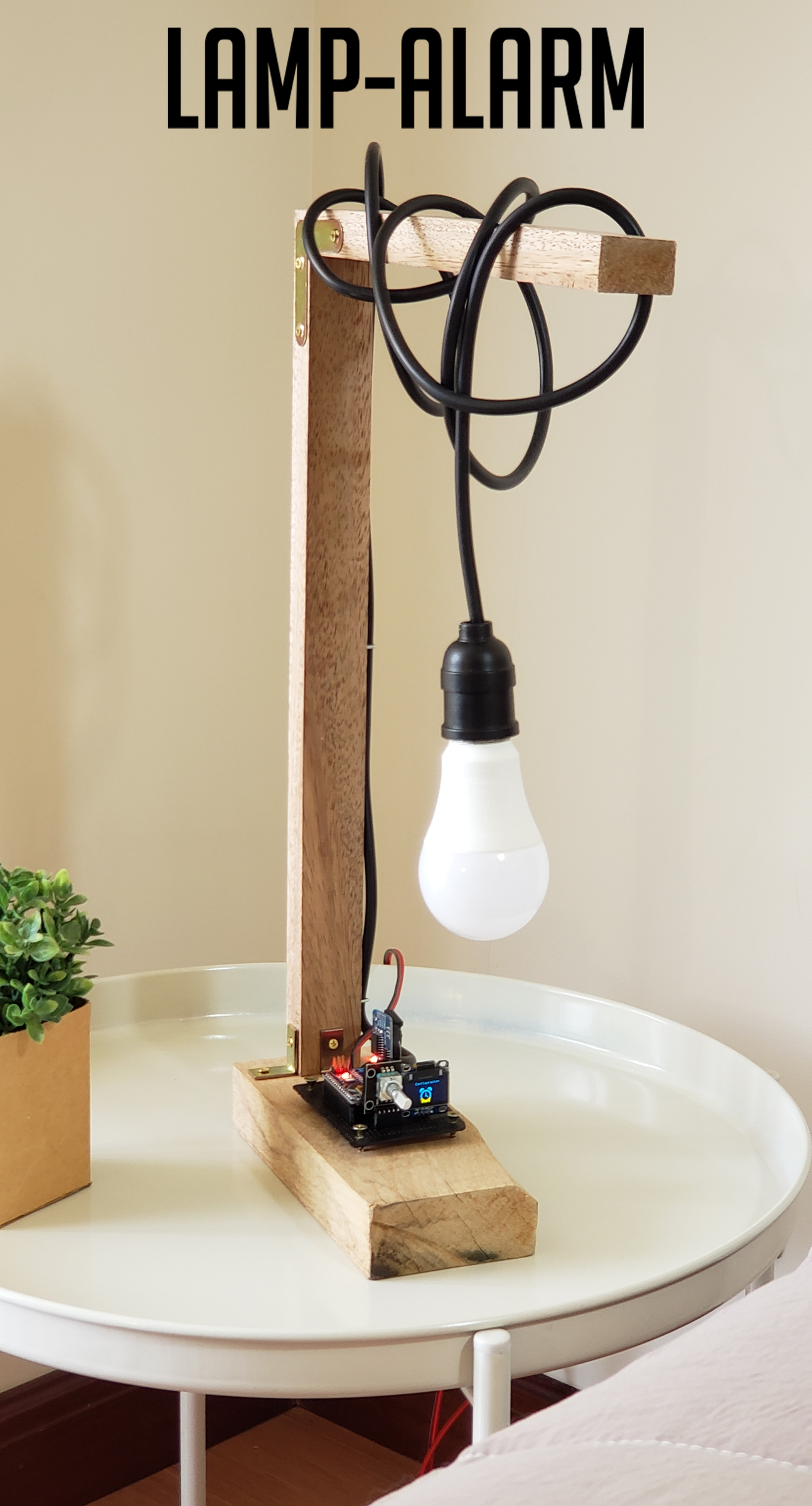 Use Light to Wake Up (LAMP-ALARM) Sunrise Alarm Pendant Lamp : 9 Steps ...