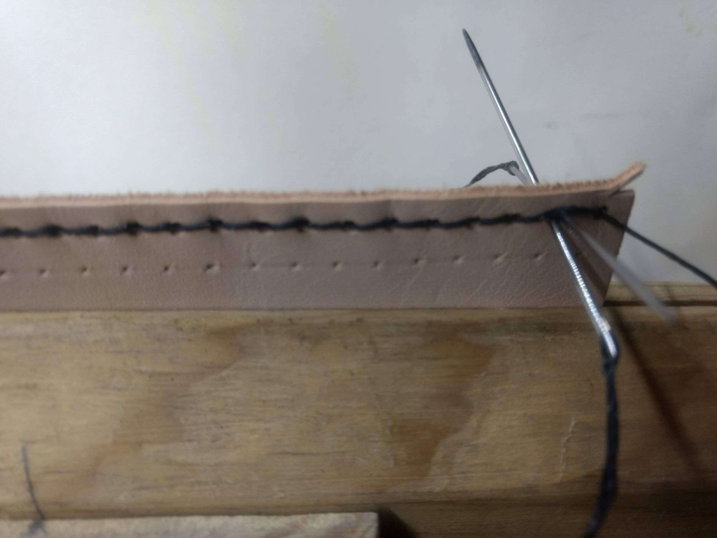 Costura De Guarnicionero O a Dos Agujas : 5 Steps - Instructables