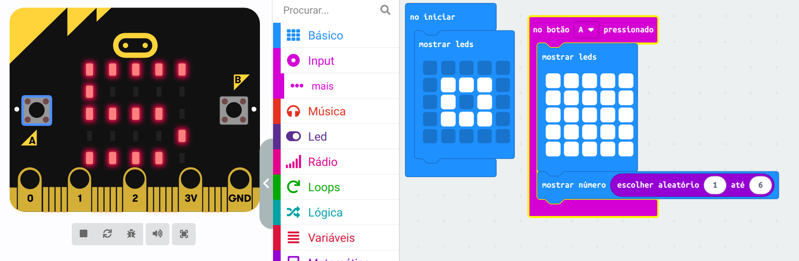 Dado Virtual Animado MICRO:BIT : 3 Steps - Instructables