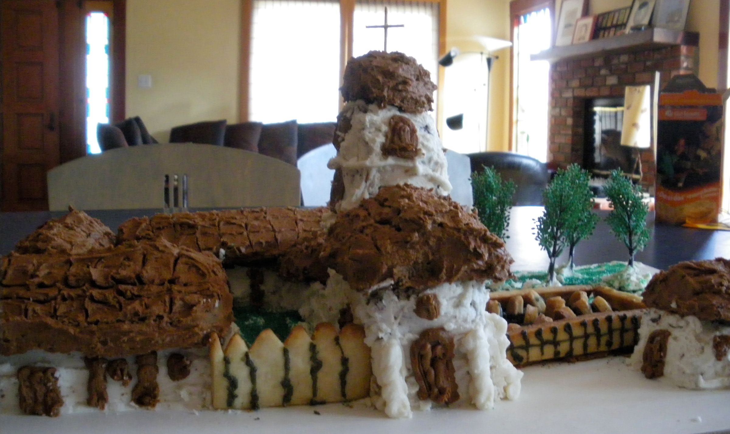 Cake Construction - Mission Santa Cruz, Mt. McKinley & Stone Quarry : 4 ...