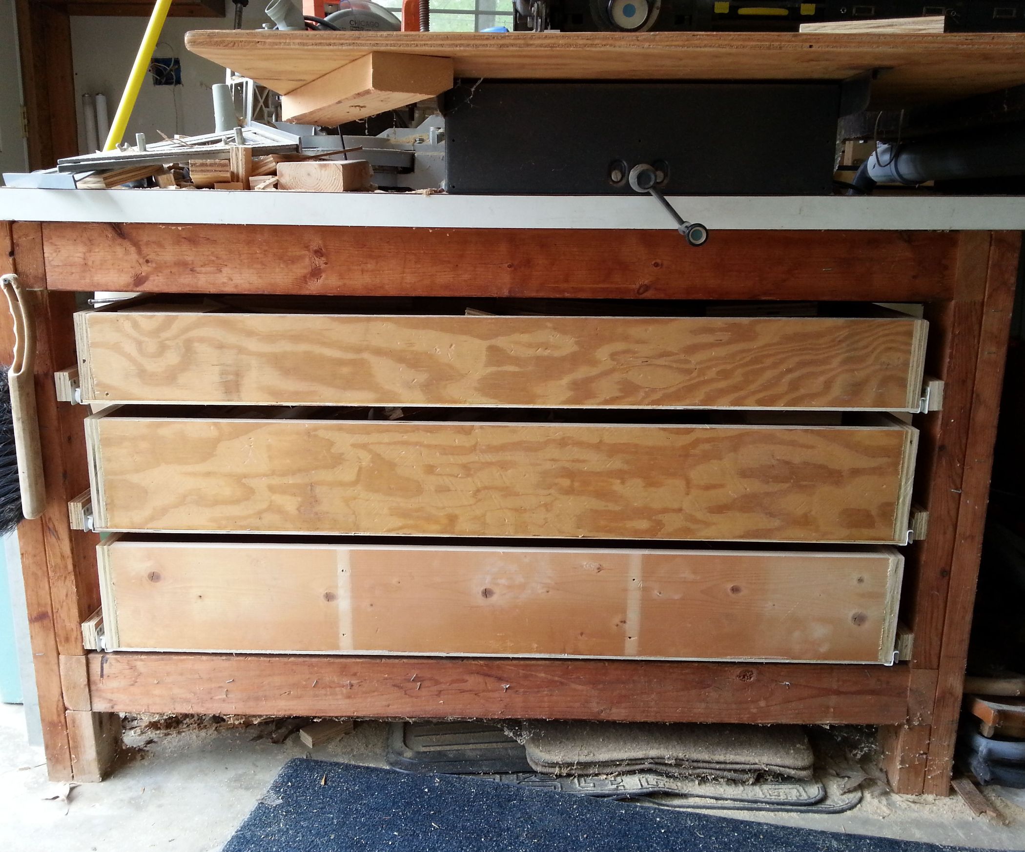 Three Shop Drawers for Saw Table in 6 Hours : 4 Steps (with Pictures ...