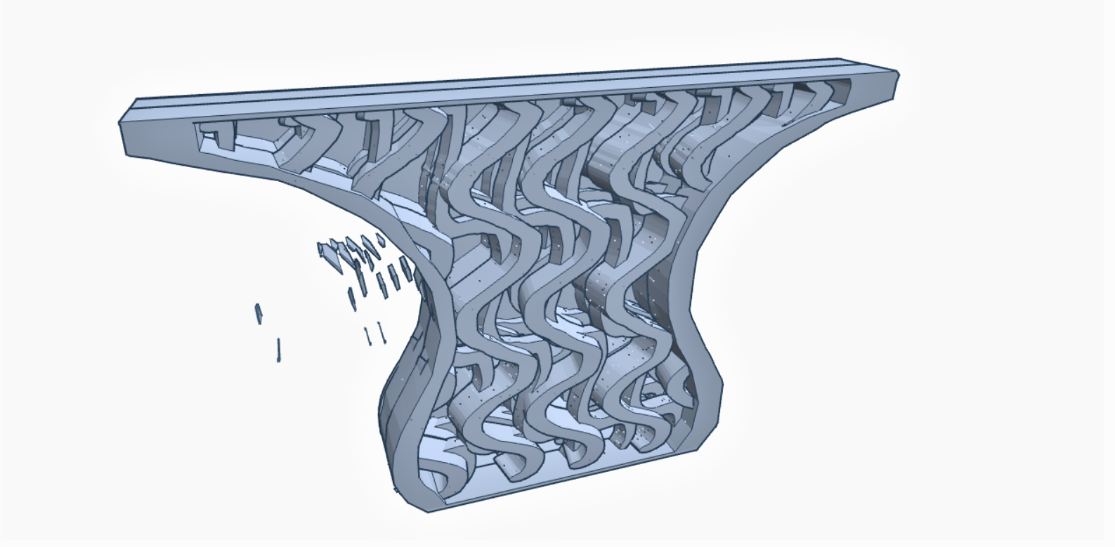Double Arched Pedestrian Bridge (Inverted Version) : 14 Steps ...