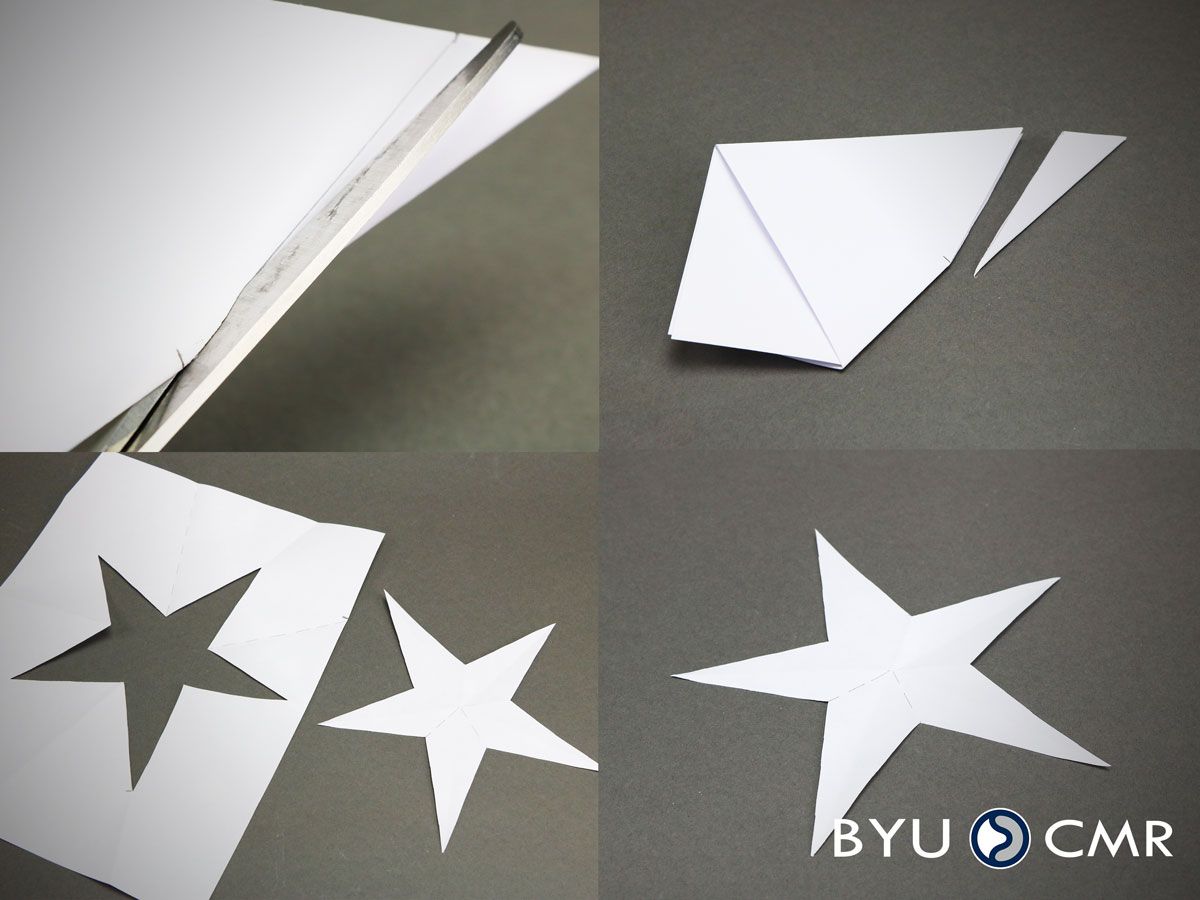 One Cut Origami Star : 7 Steps (with Pictures) - Instructables