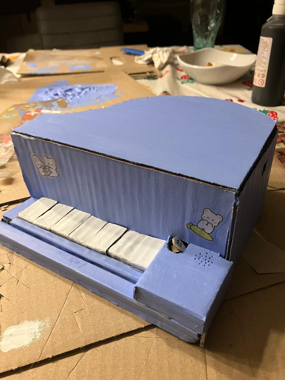 A Mini Cardboard Piano : 7 Steps - Instructables