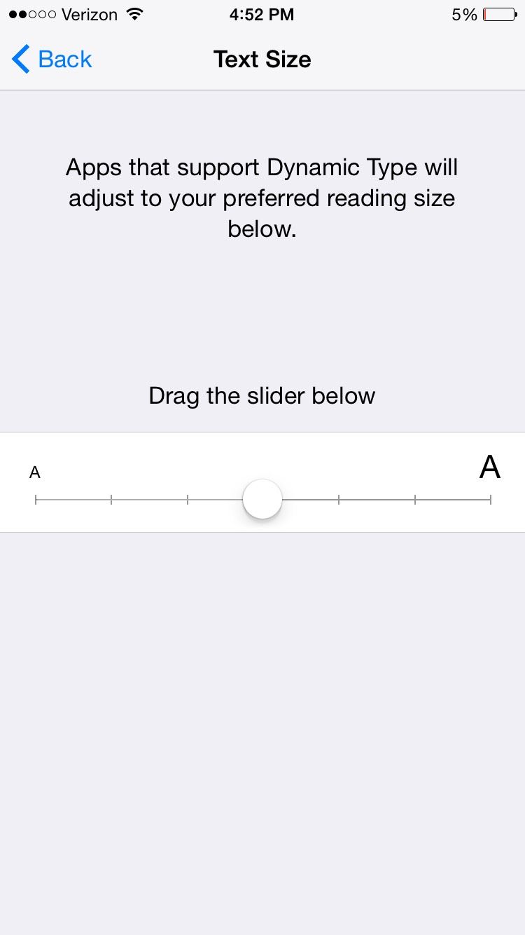How to Change the Text Size on an IOS Device : 4 Steps - Instructables