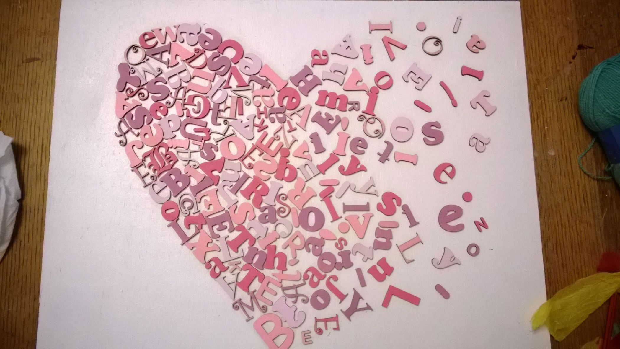 Little Letter Heart : 7 Steps (with Pictures) - Instructables