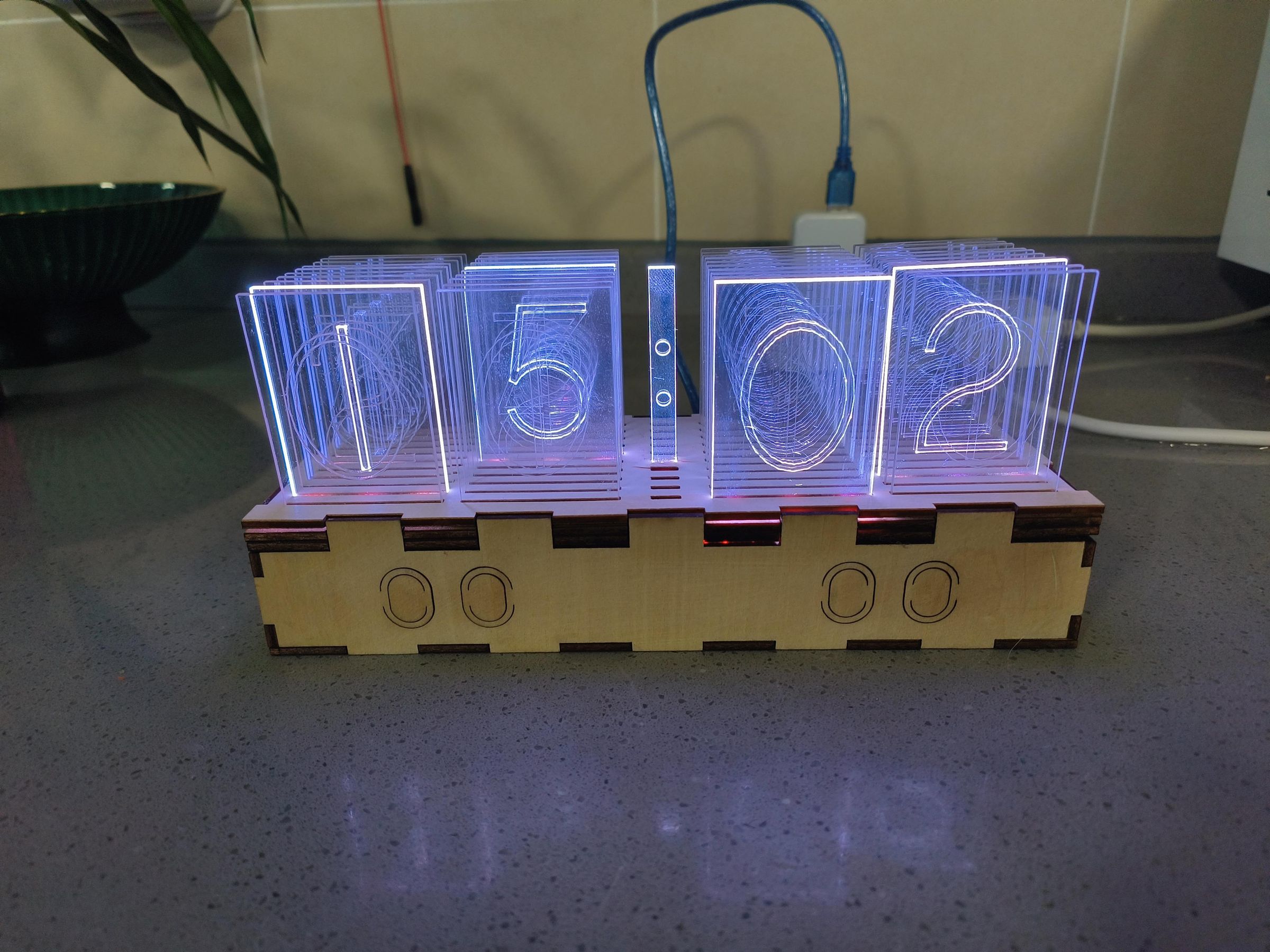 LED Arduino Nixie Clock: Crafting a Futuristic Glow for the New Year ...