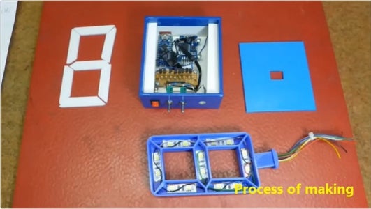 Diy 3d Printed Single Digit Arduino Clock 4 Steps Instructables