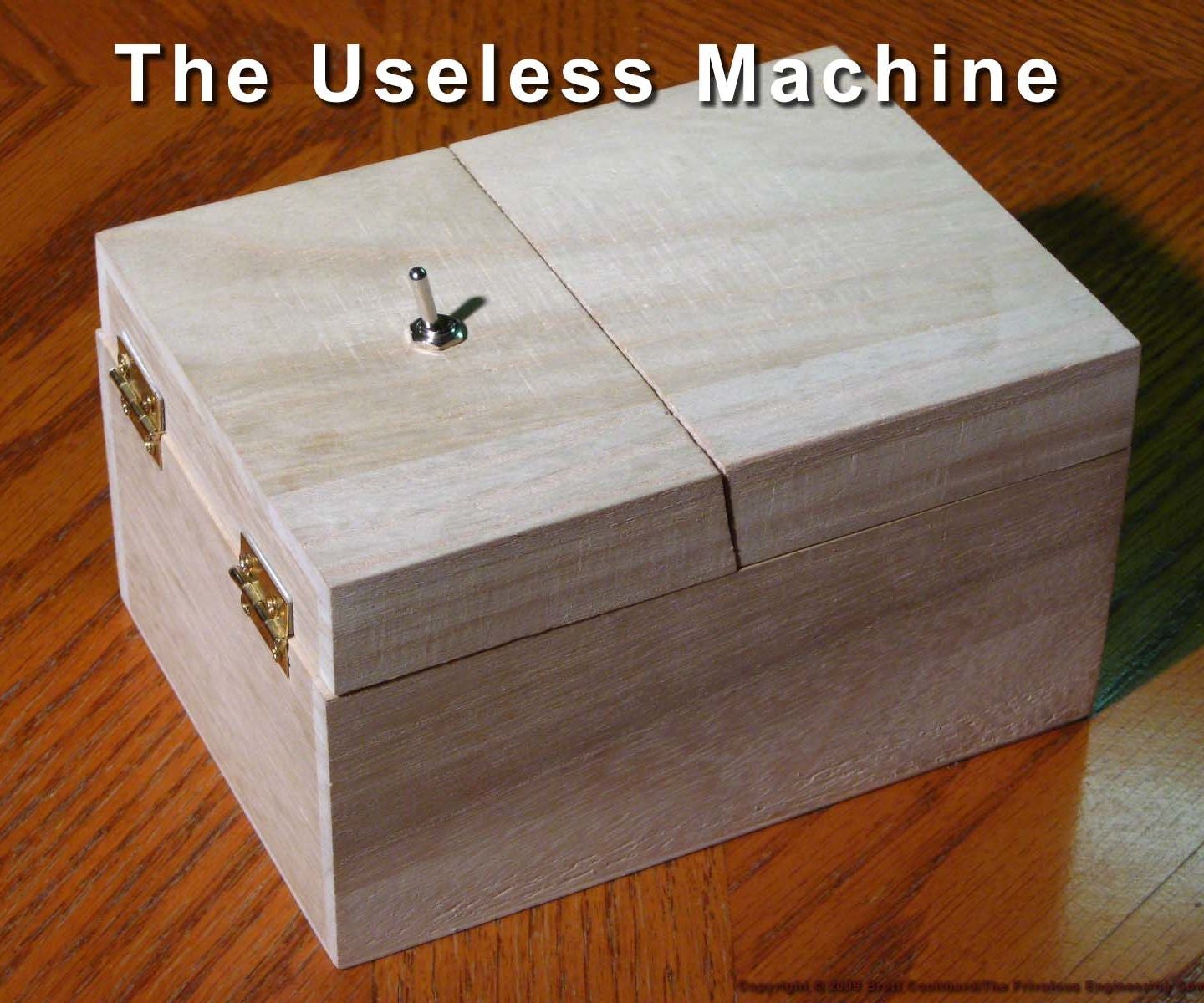 The Most Useless Machine Ever 11 Steps With Pictures Instructables