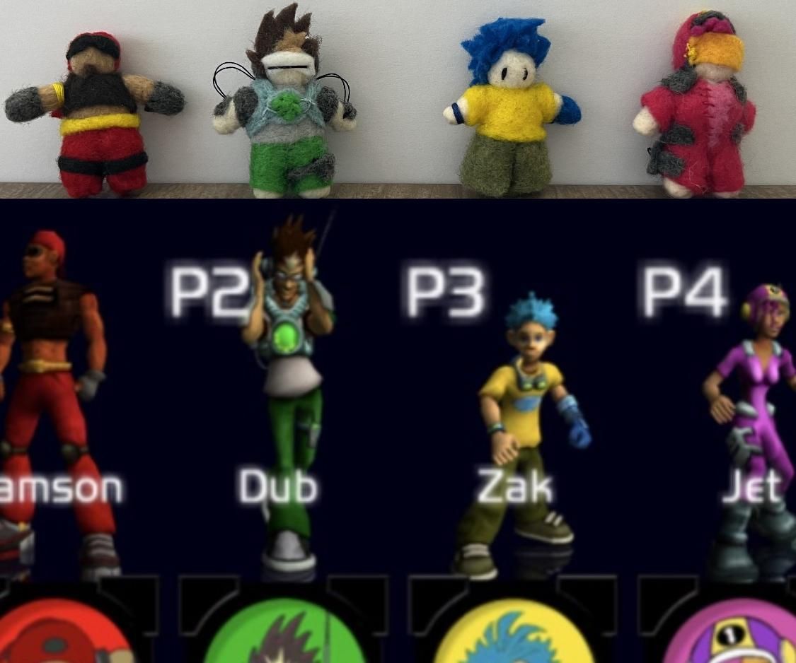 Sewing Four Characters From FUZION FRENZY : 12 Steps (with Pictures ...