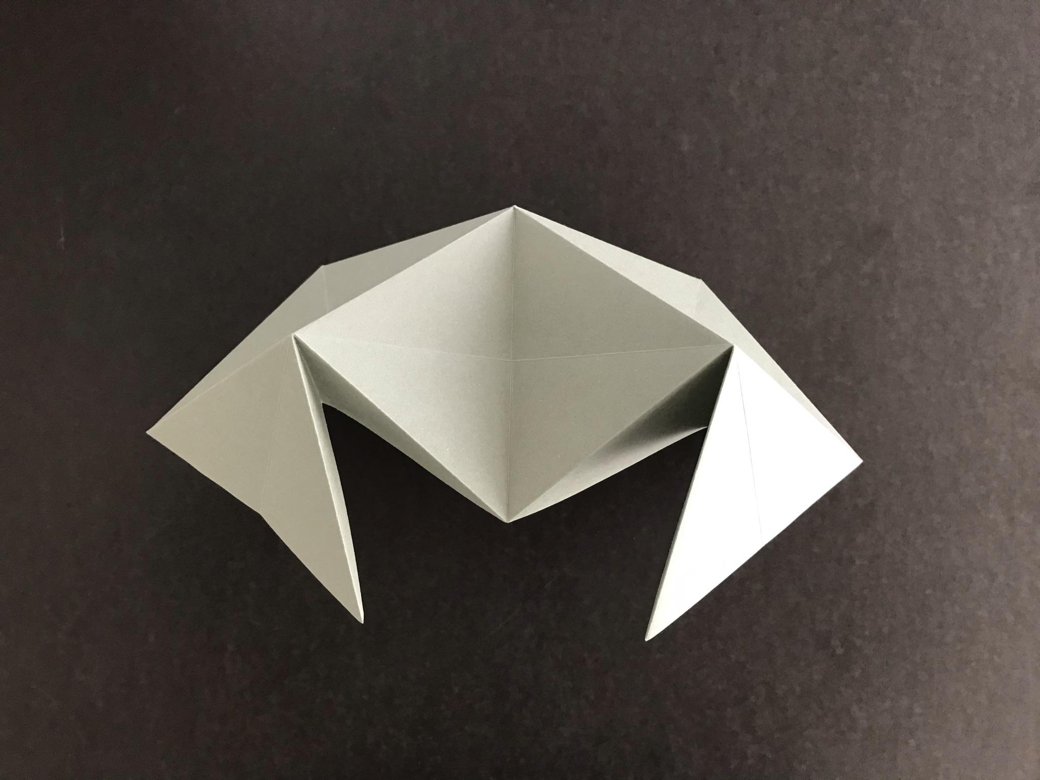 DIN A4 Double Rhombic Pyramid (with Integrated Hinge) : 3 Steps (with ...