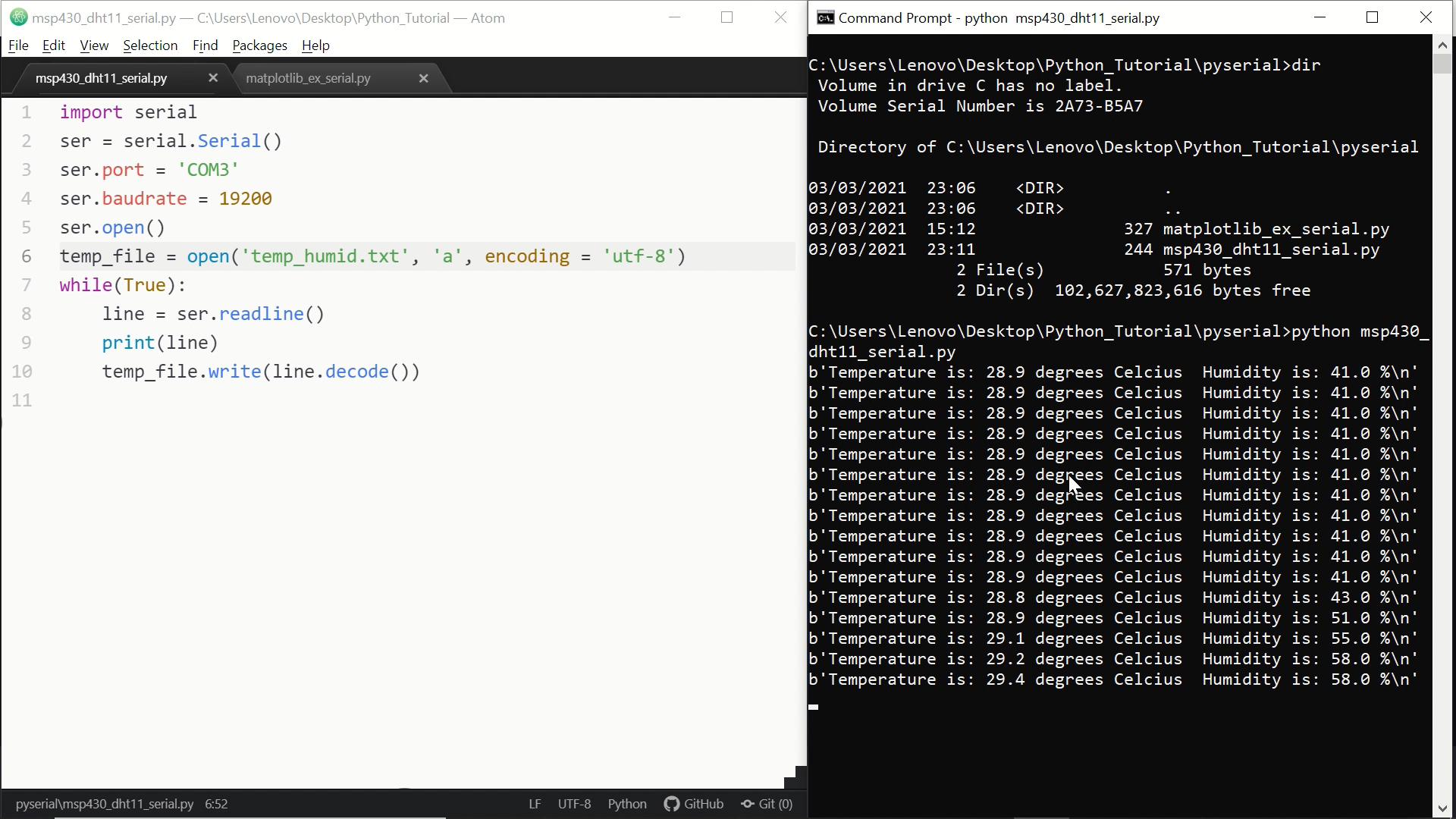 Connecting to Microcontroller With Pyserial Library - Python : 4 Steps ...