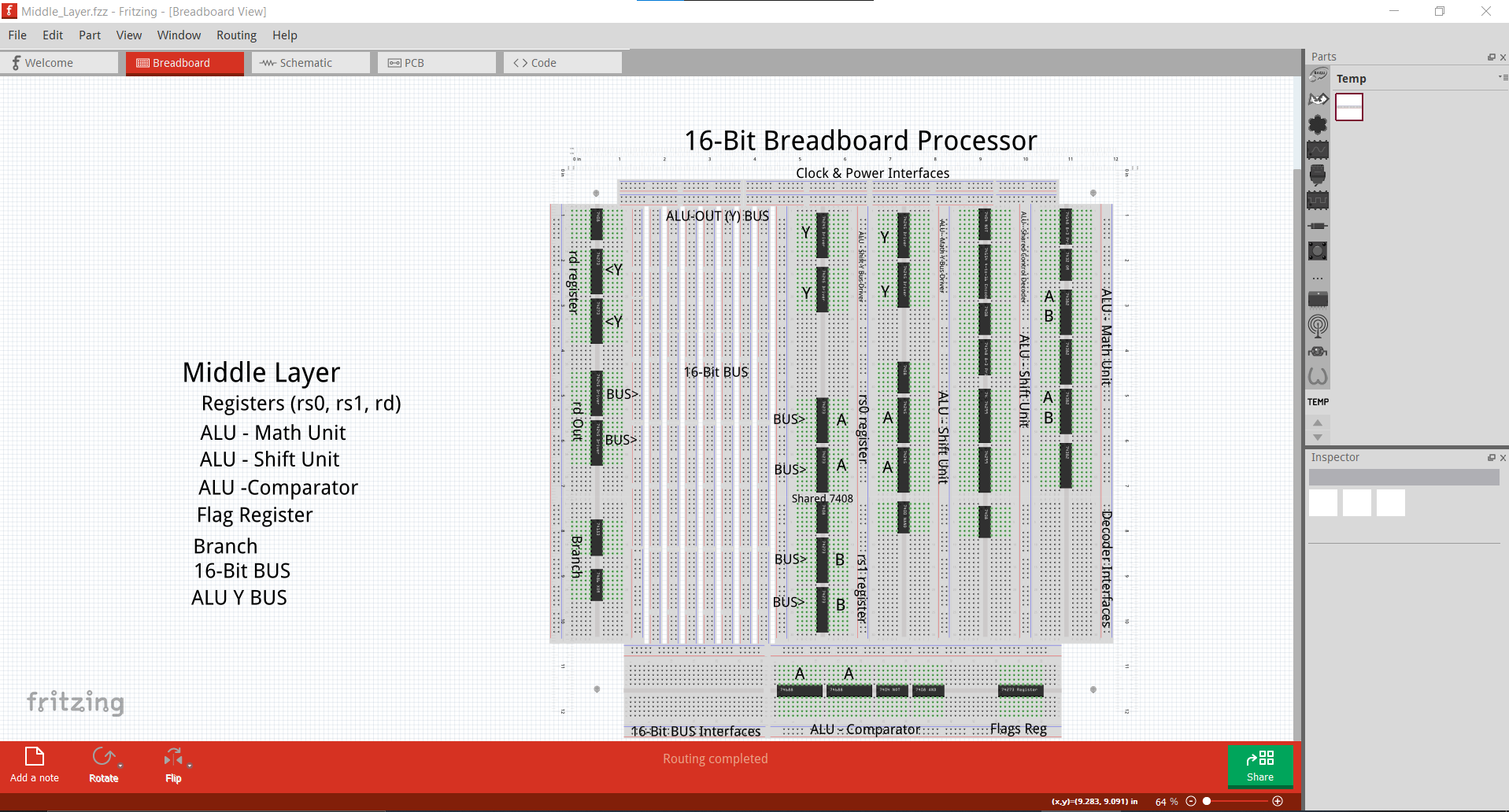 Processor On Breadboard